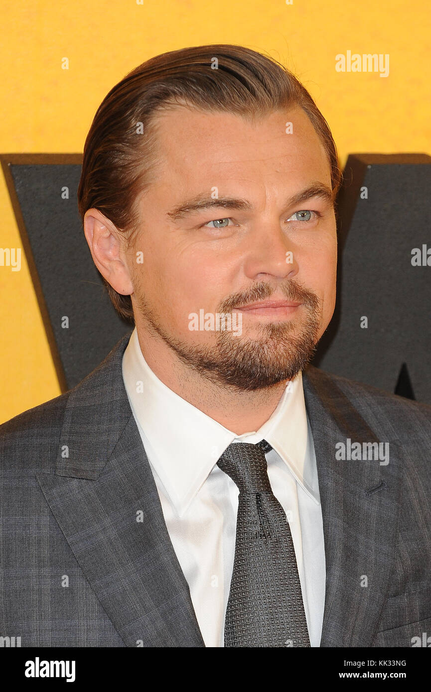 American actor Leonardo DiCaprio attends The Wolf Of Wall Street UK ...