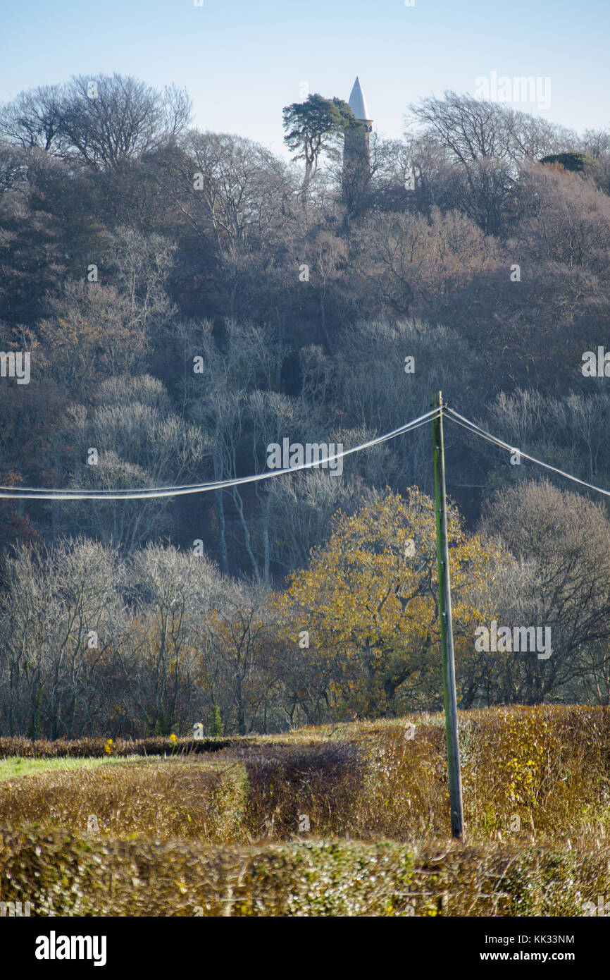 Folly on Saxonbury Hill Eridge Rotherfield East sussex woodland ...
