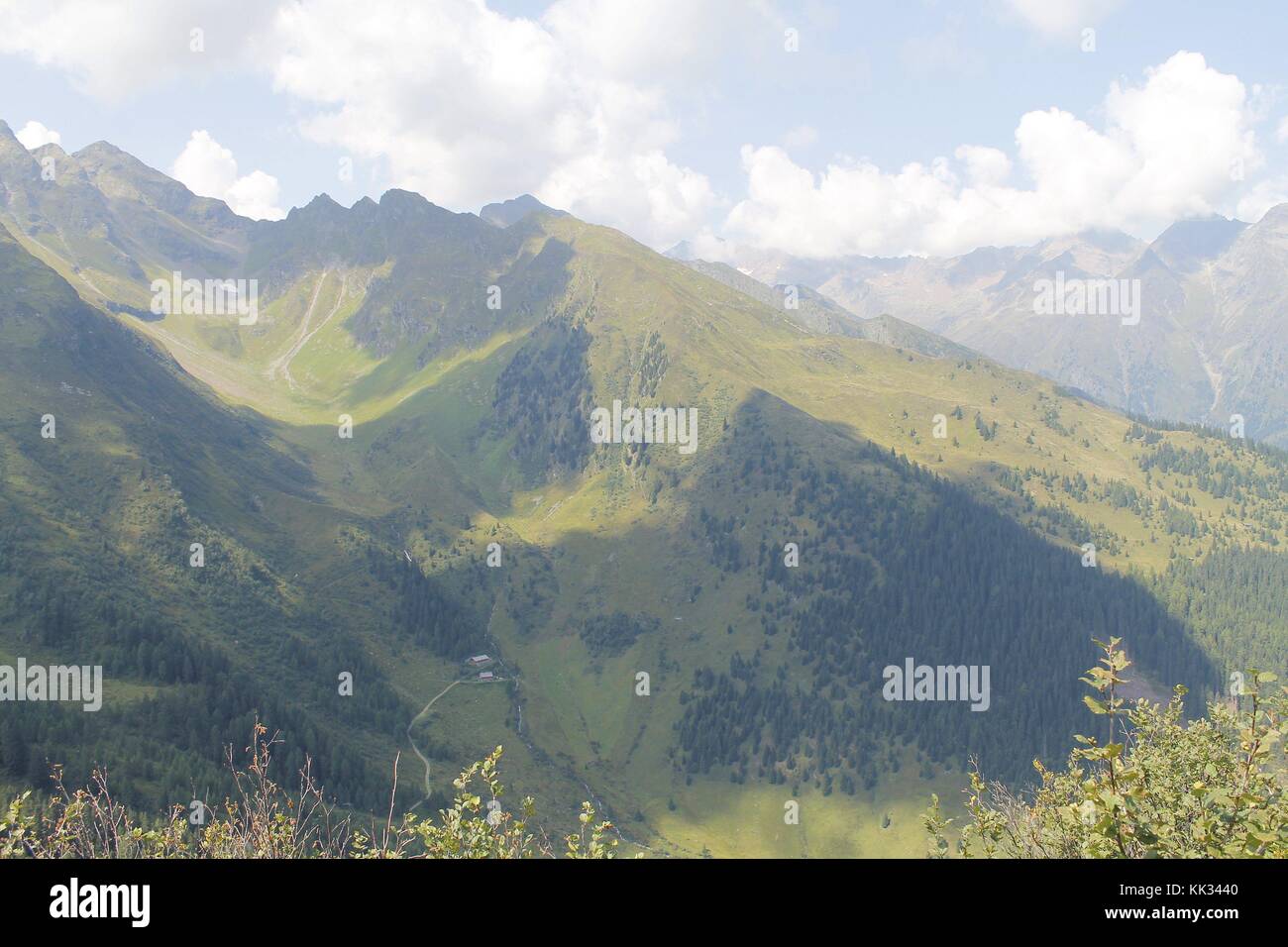 view of alpine mountains in northern Italy view of alpine mountains in ...