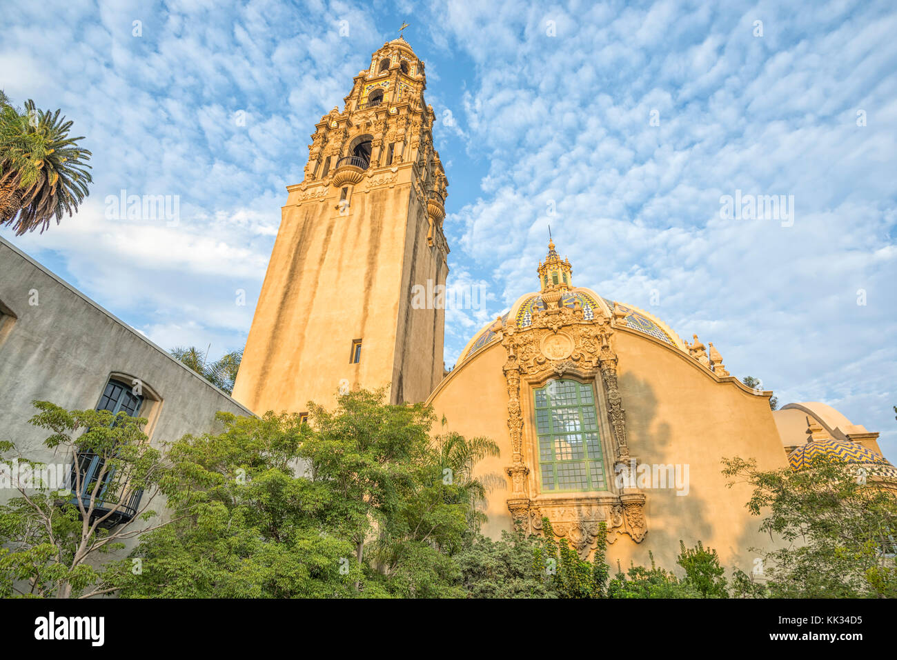 The California Tower. Balboa Park, San Diego, California, USA Stock ...