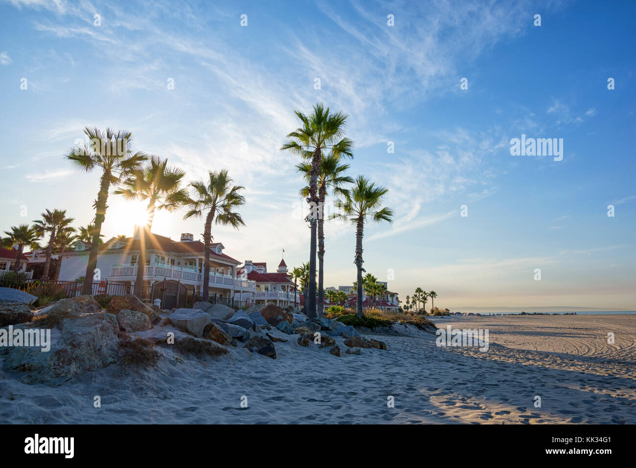 Coronado Central Beach. Coronado, California Stock Photo - Alamy