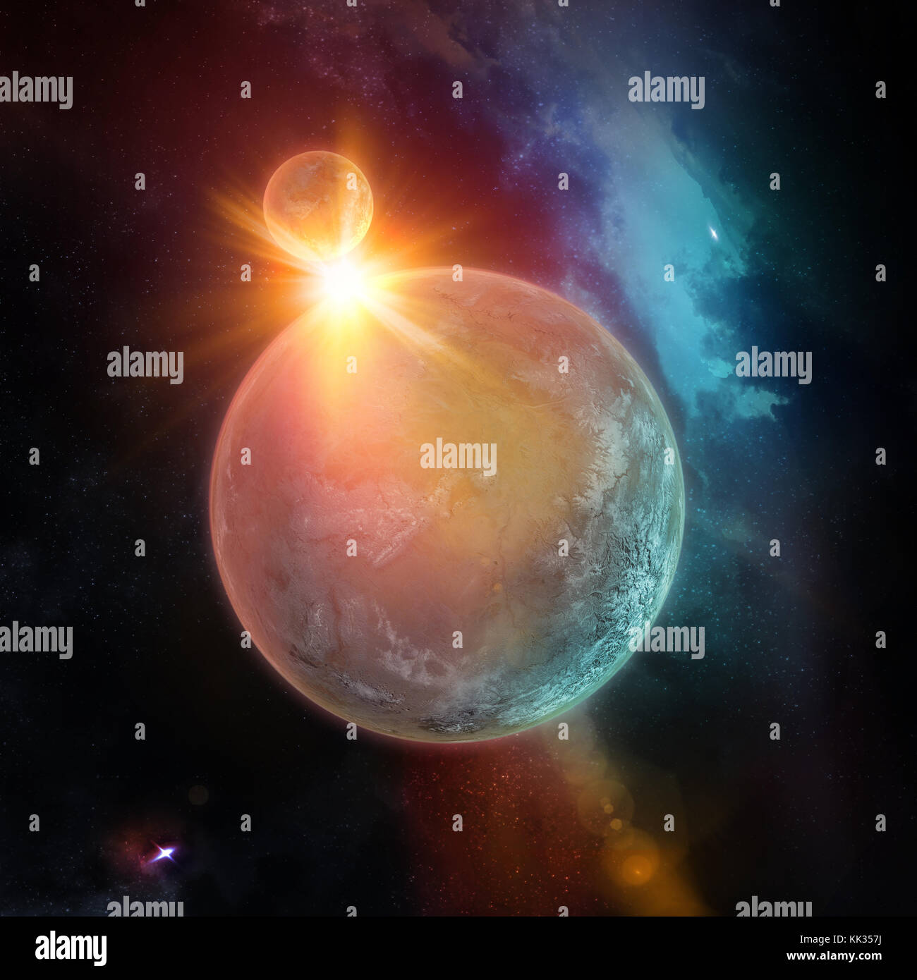 Deep space and clusters of galaxies hi-res stock photography and images ...