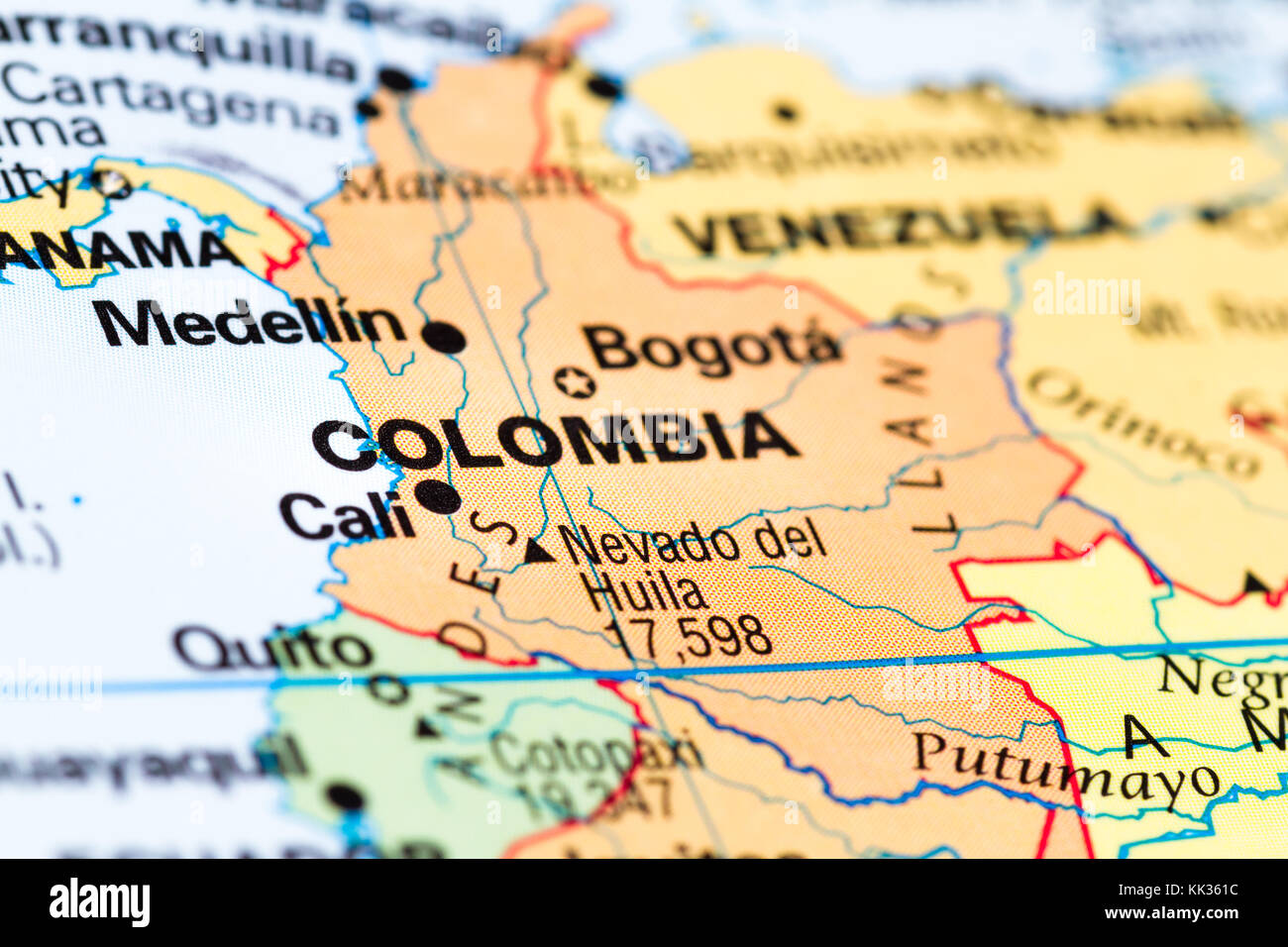 Colombia In World Map