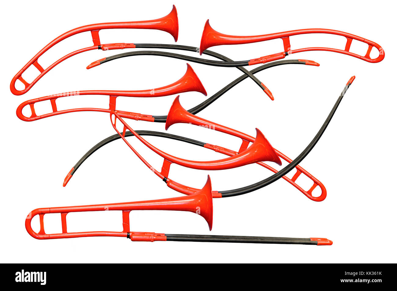 Curved trumpet Cut Out Stock Images & Pictures - Alamy