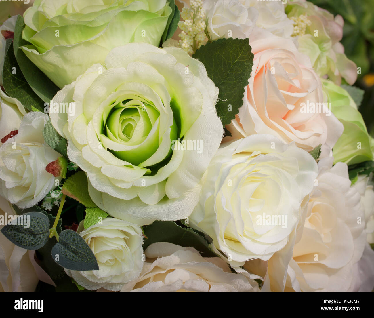 Colorful artificial flower Stock Photo - Alamy