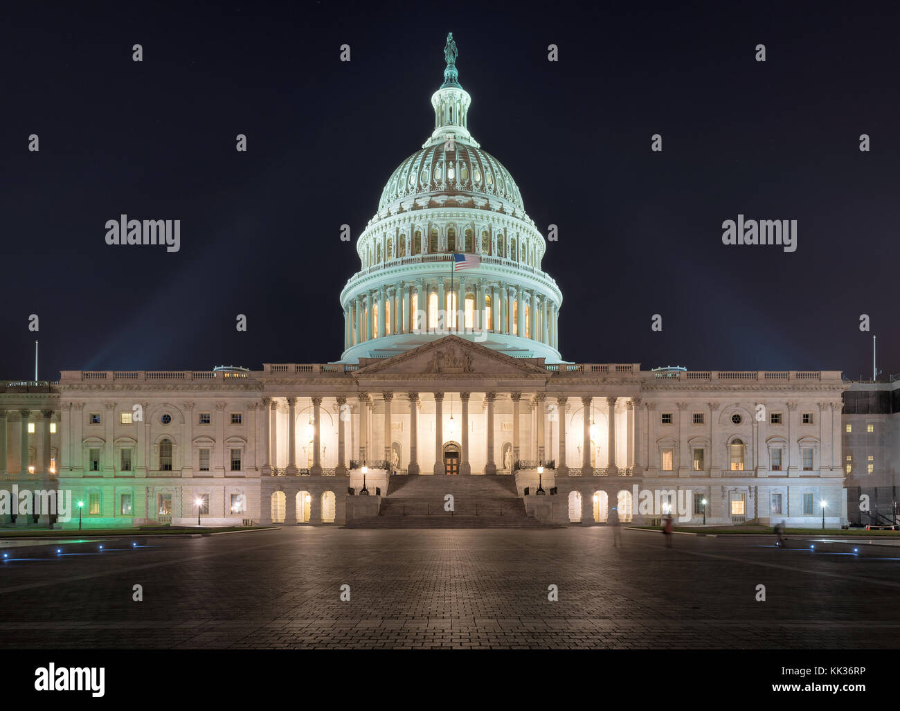 US Capitol Building at night in Washington DC Stock Photo - Alamy