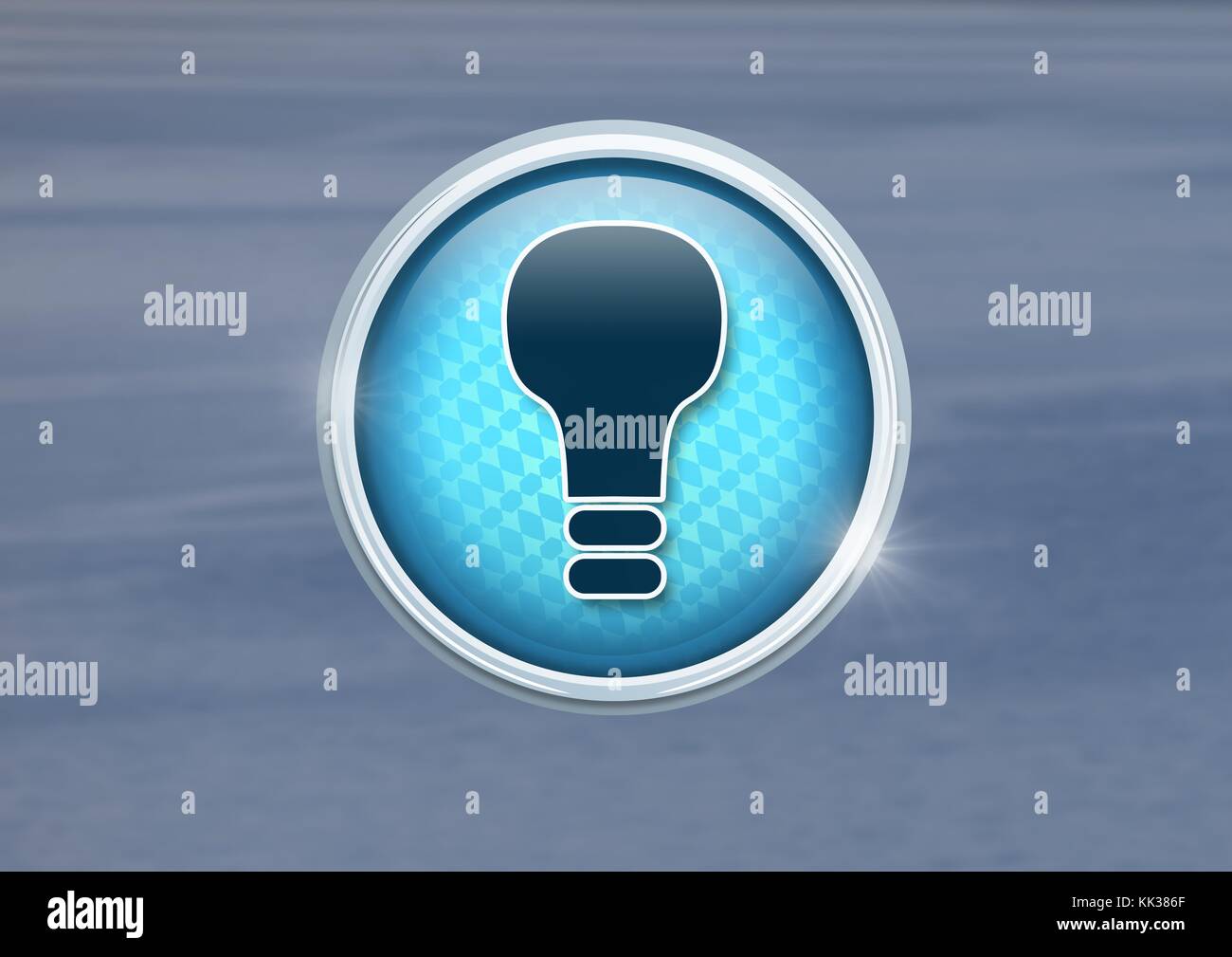 Digital composite of light bulb icon in city Stock Photo - Alamy