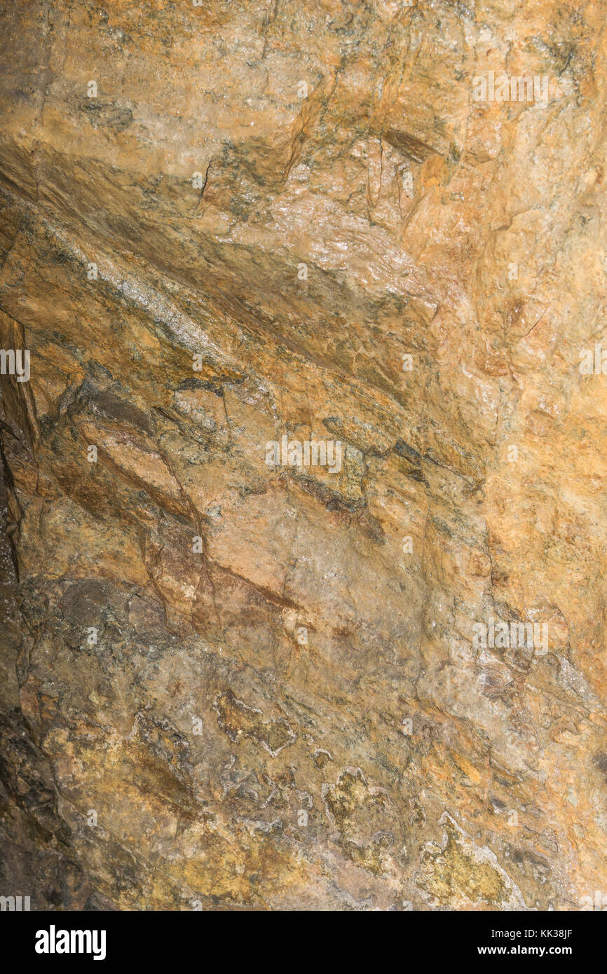 Stone texture on the mine wall Stock Photo - Alamy
