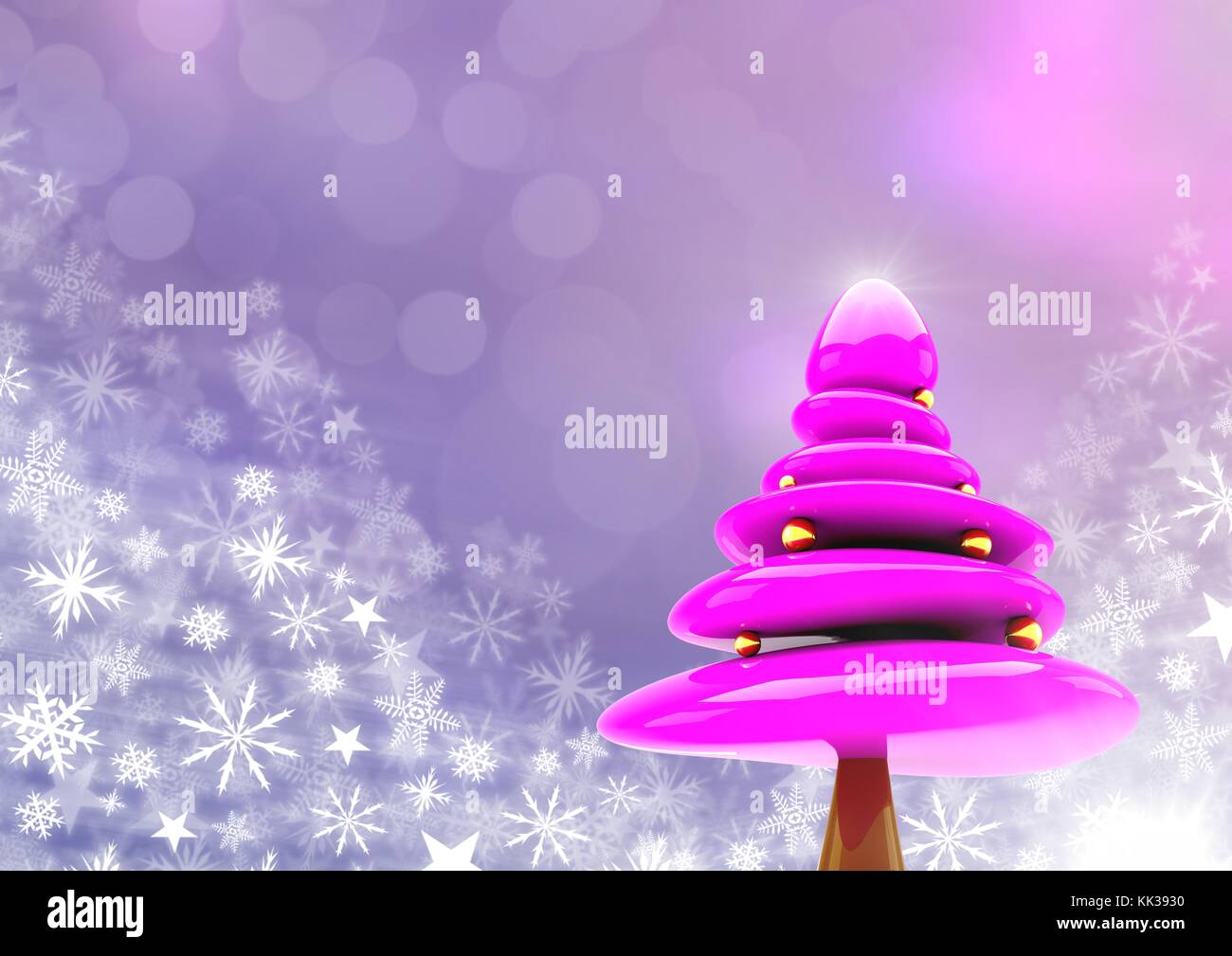 Animation christmas baubles fir tree hi-res stock photography and ...