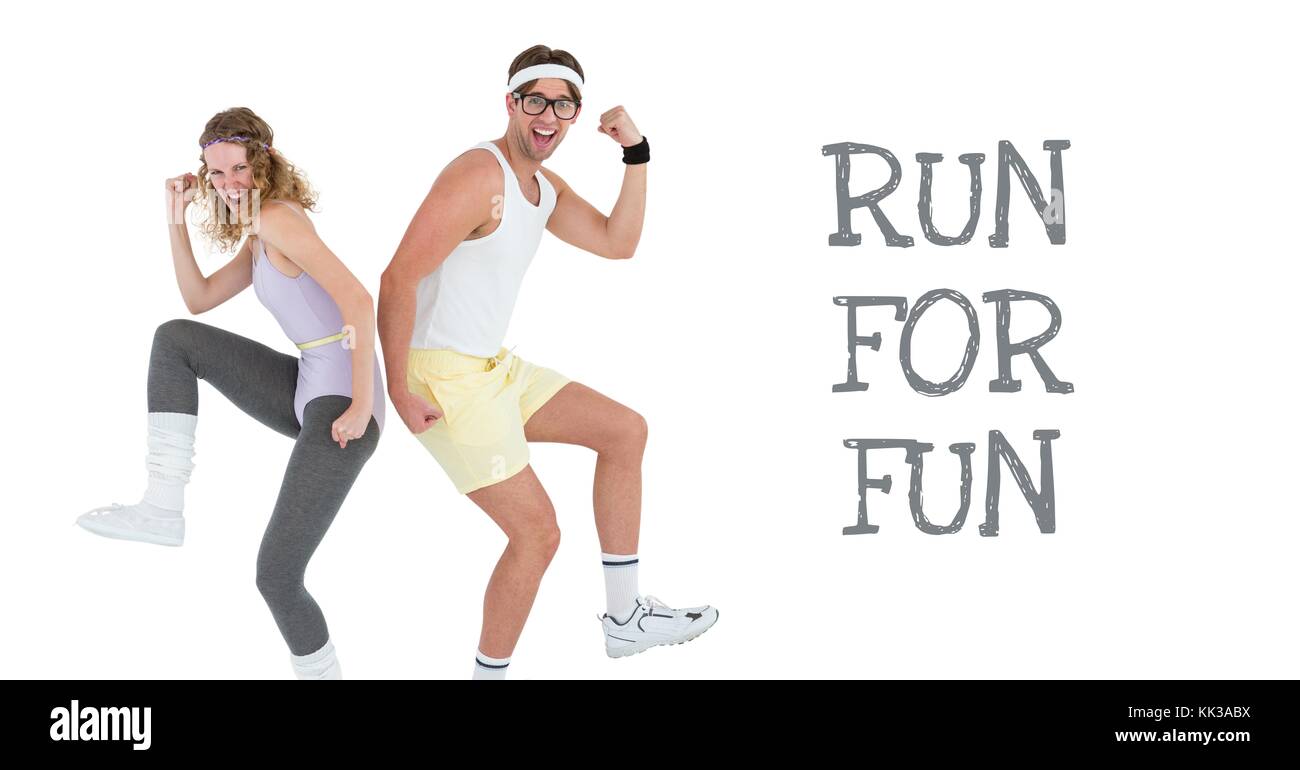 Fun run exercise Cut Out Stock Images & Pictures - Alamy