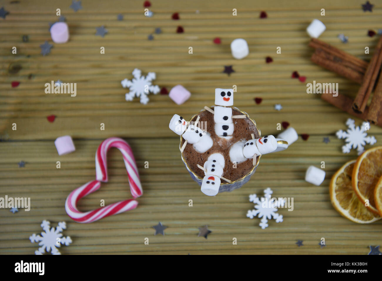 winter season food and drink photography image with hot chocolate cup ...