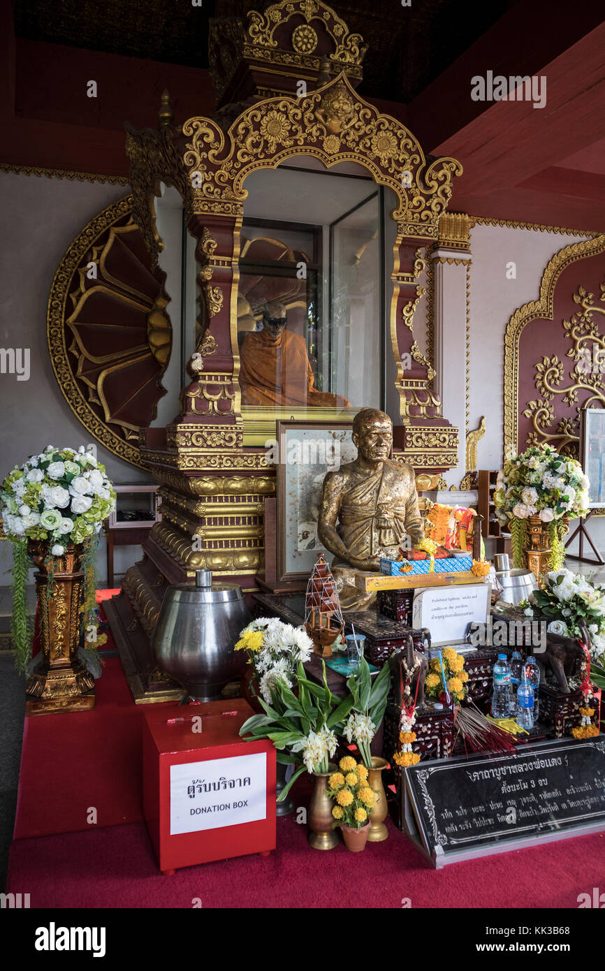 The mummified monk in Koh Samui, Thailand Stock Photo - Alamy