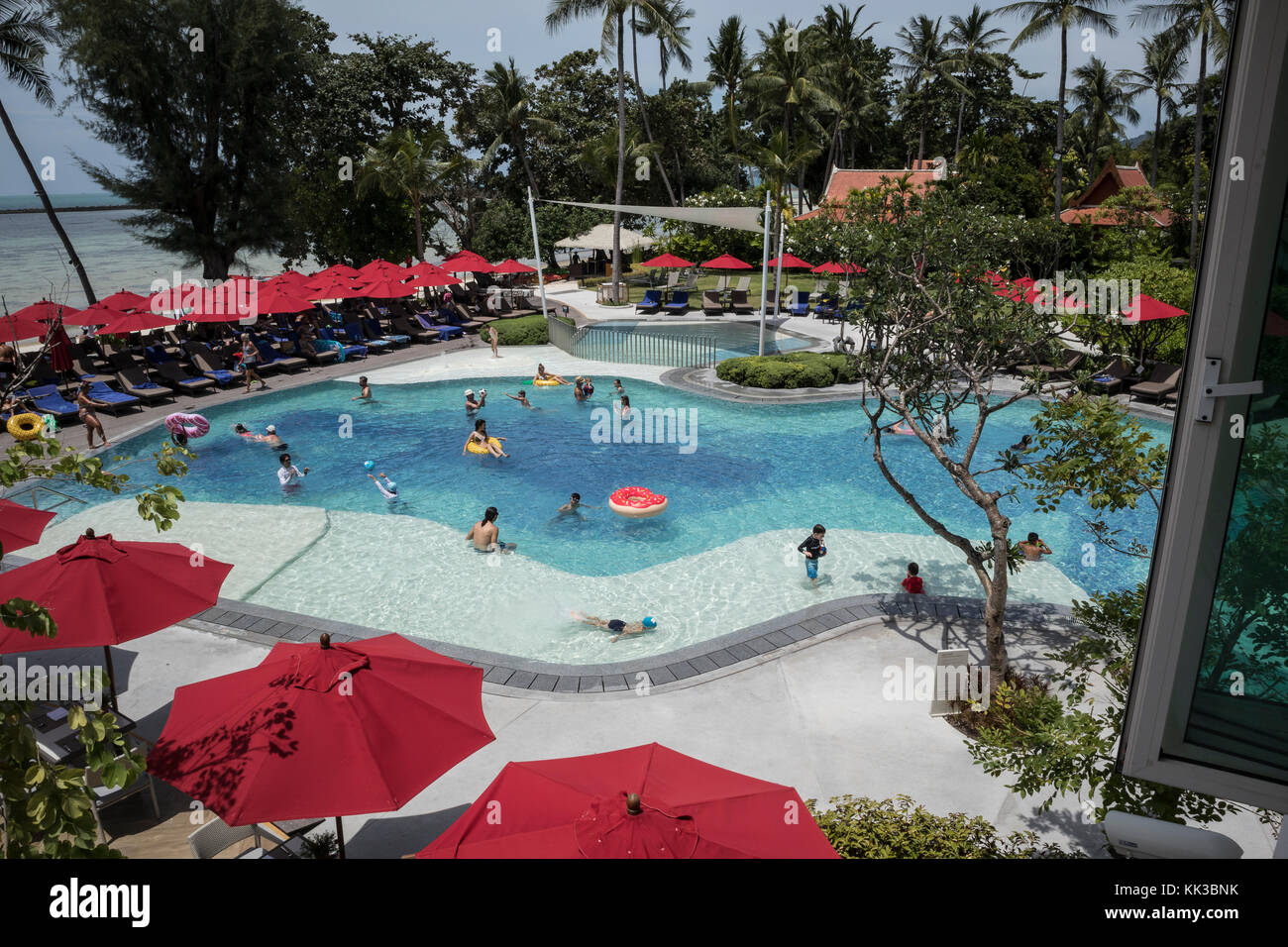 The Leisure & Swimming Pool at Amari Beach resort Koh Samui, Thailand ...