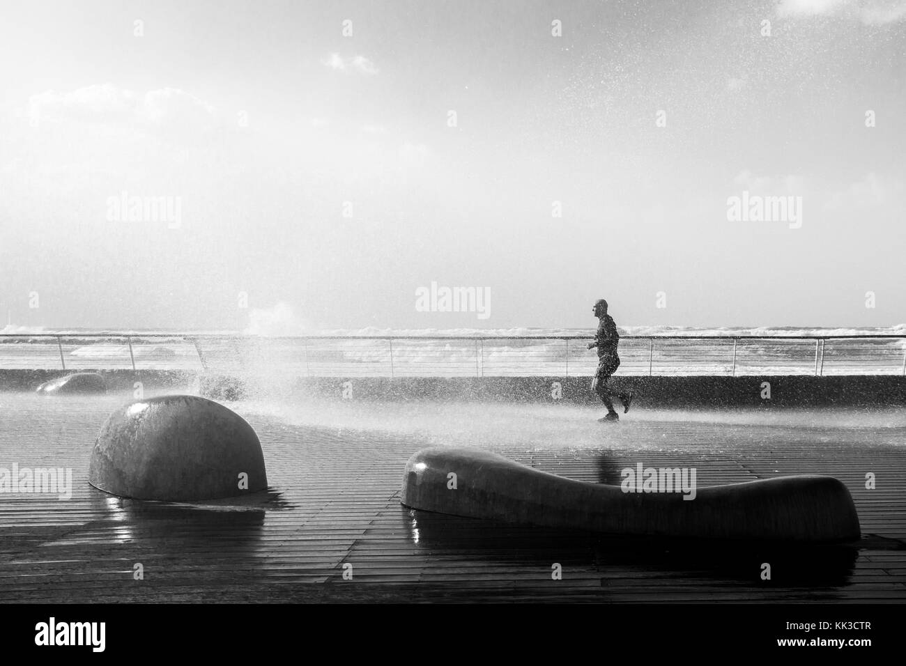 Splashed runner hi-res stock photography and images - Alamy