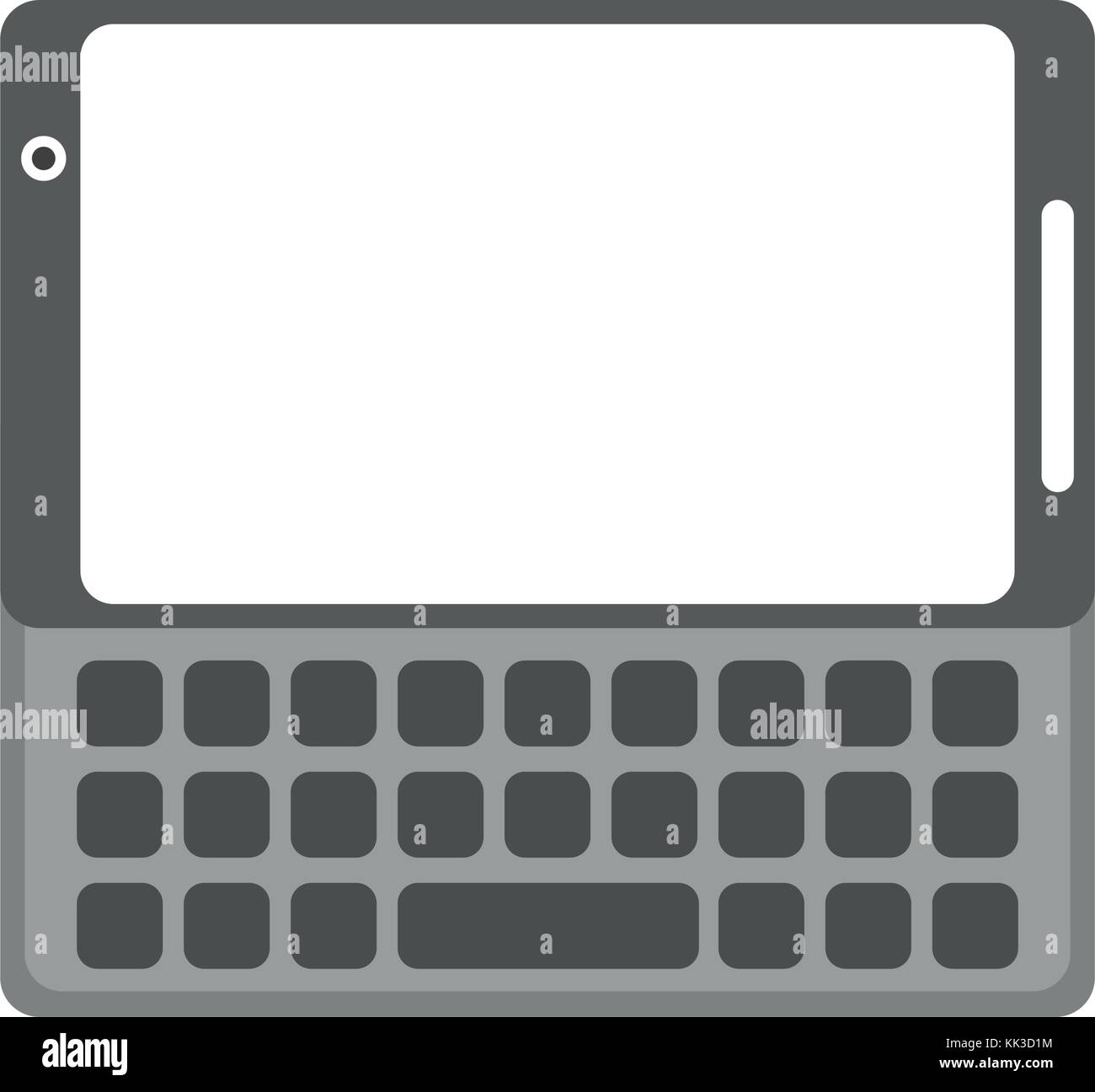 Smartphone with keyboard Stock Vector Image & Art - Alamy