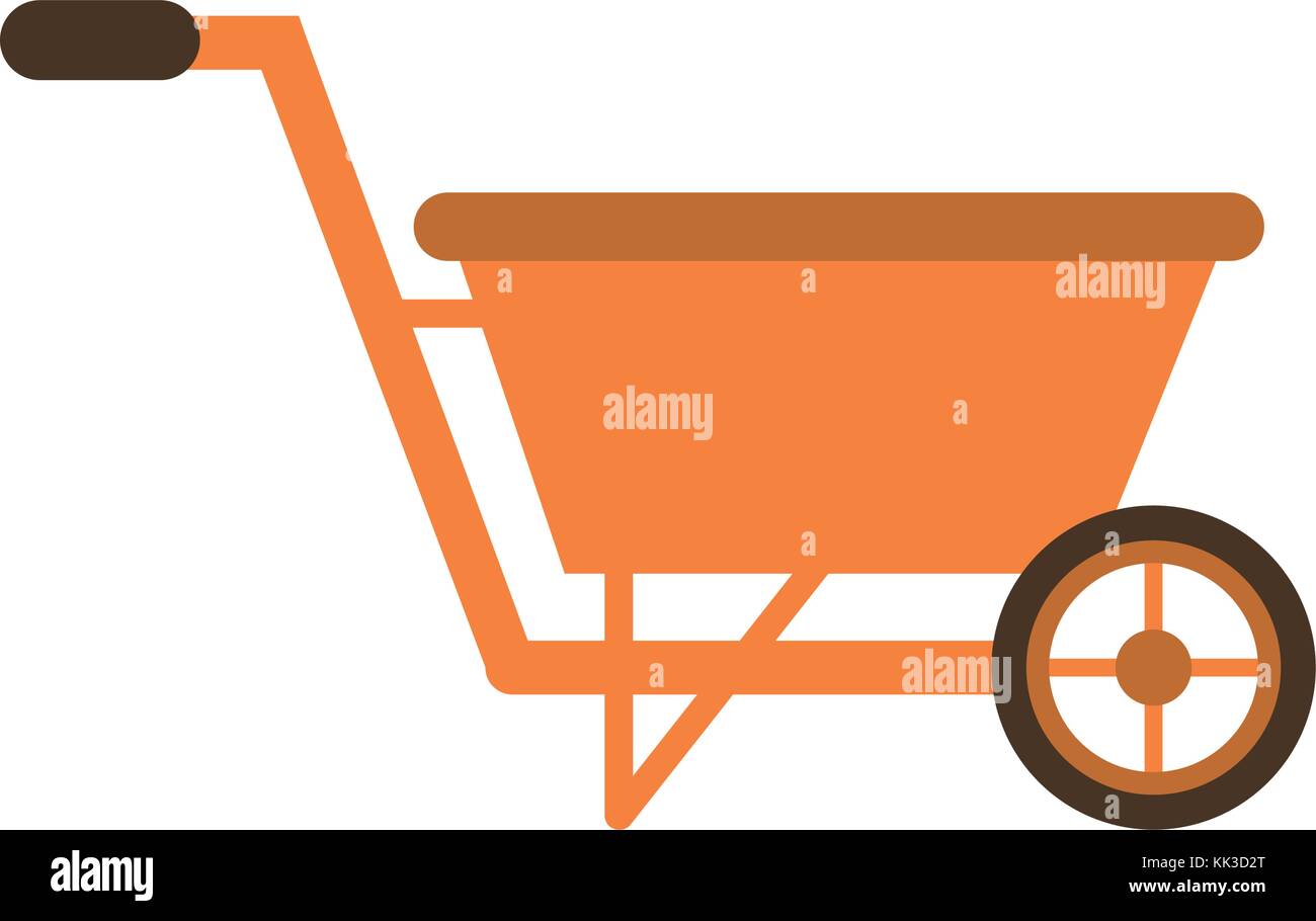 Wheelbarrow construction tool Stock Vector Image & Art - Alamy