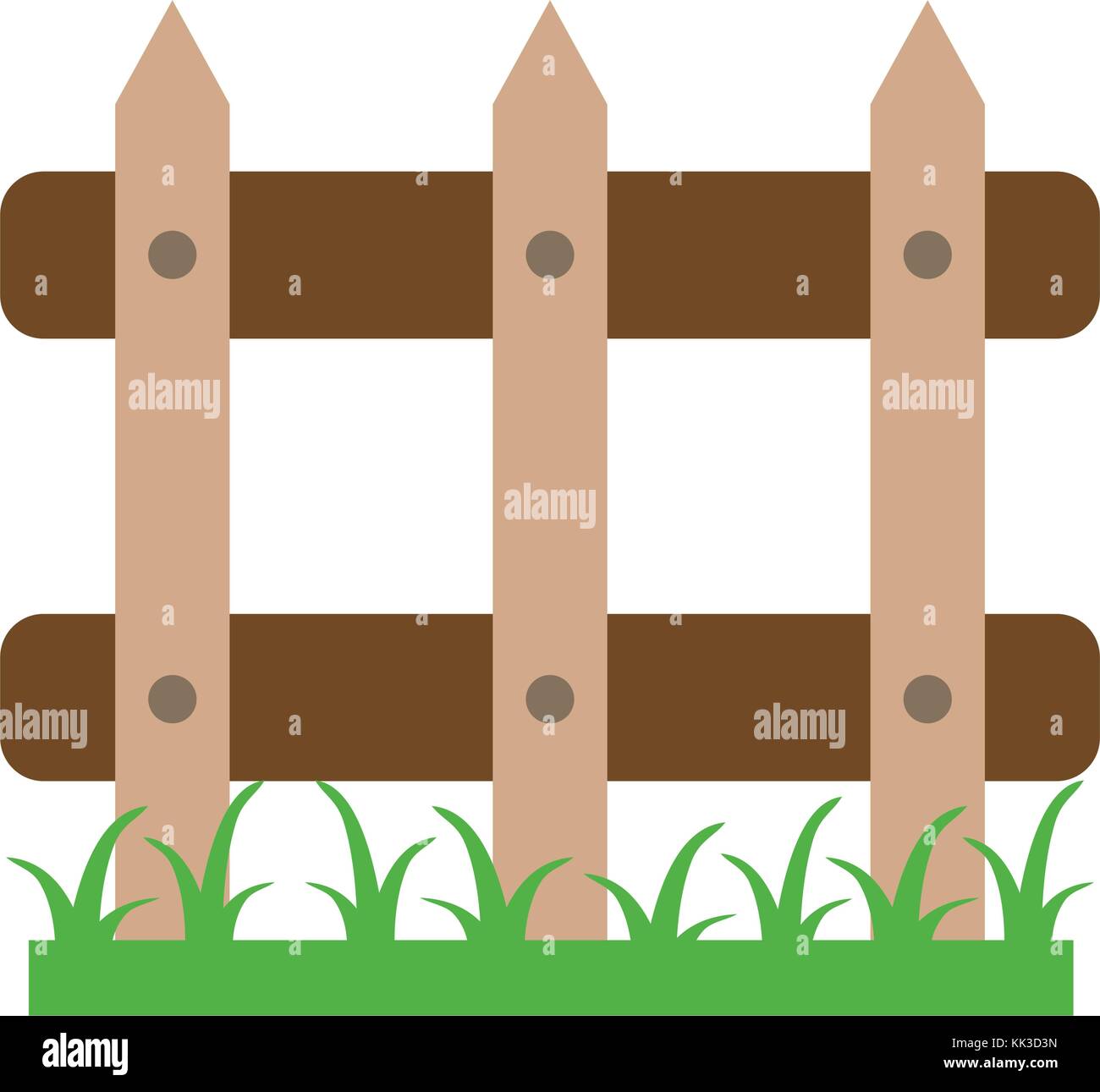 Wood fence slats Stock Vector Images - Alamy