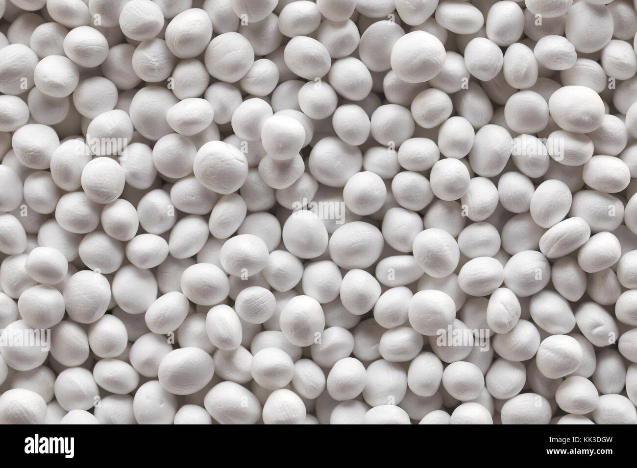 Extreme close up picture of styrofoam balls, abstract texture or ...