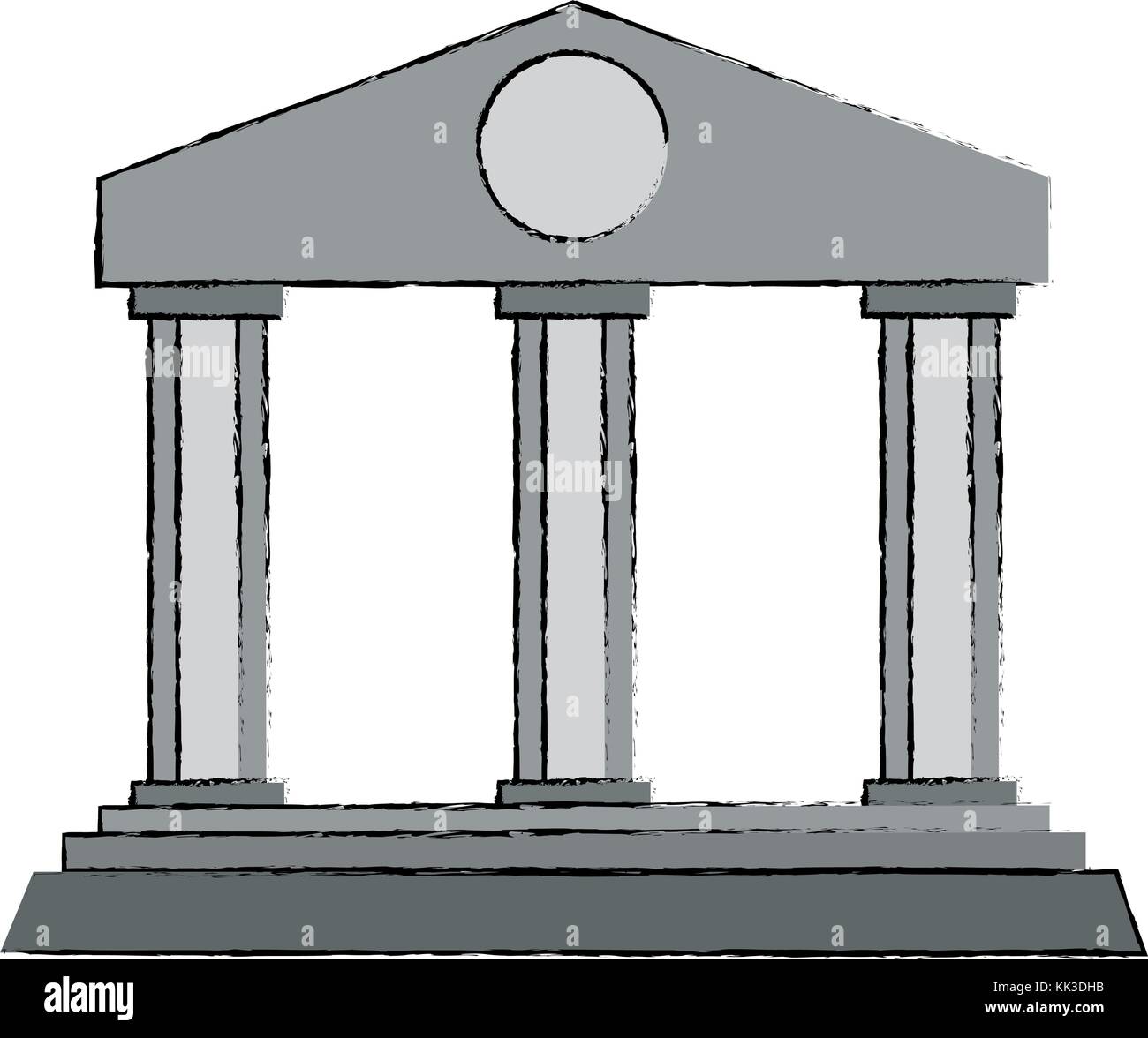 Bank building symbol Stock Vector Image & Art - Alamy