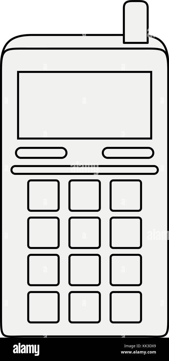 Cellphone communication device Stock Vector Image & Art - Alamy