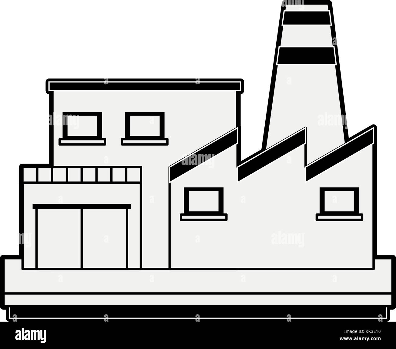 Factory building symbol Stock Vector Image & Art - Alamy