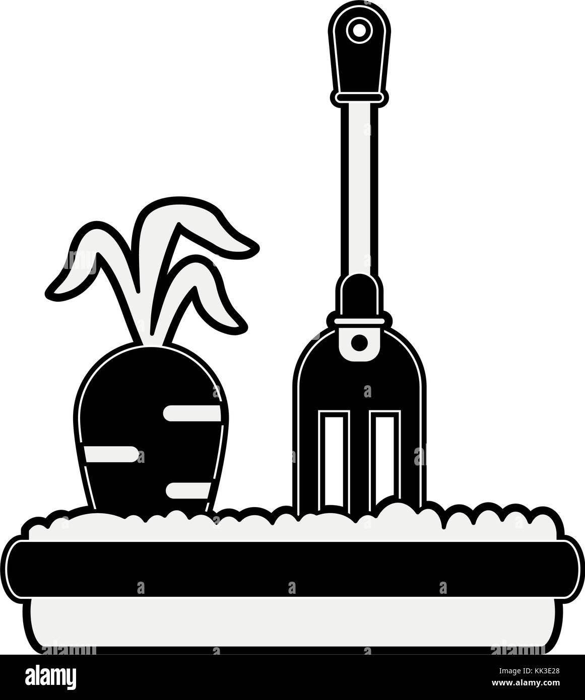 Little rake Stock Vector Images - Alamy