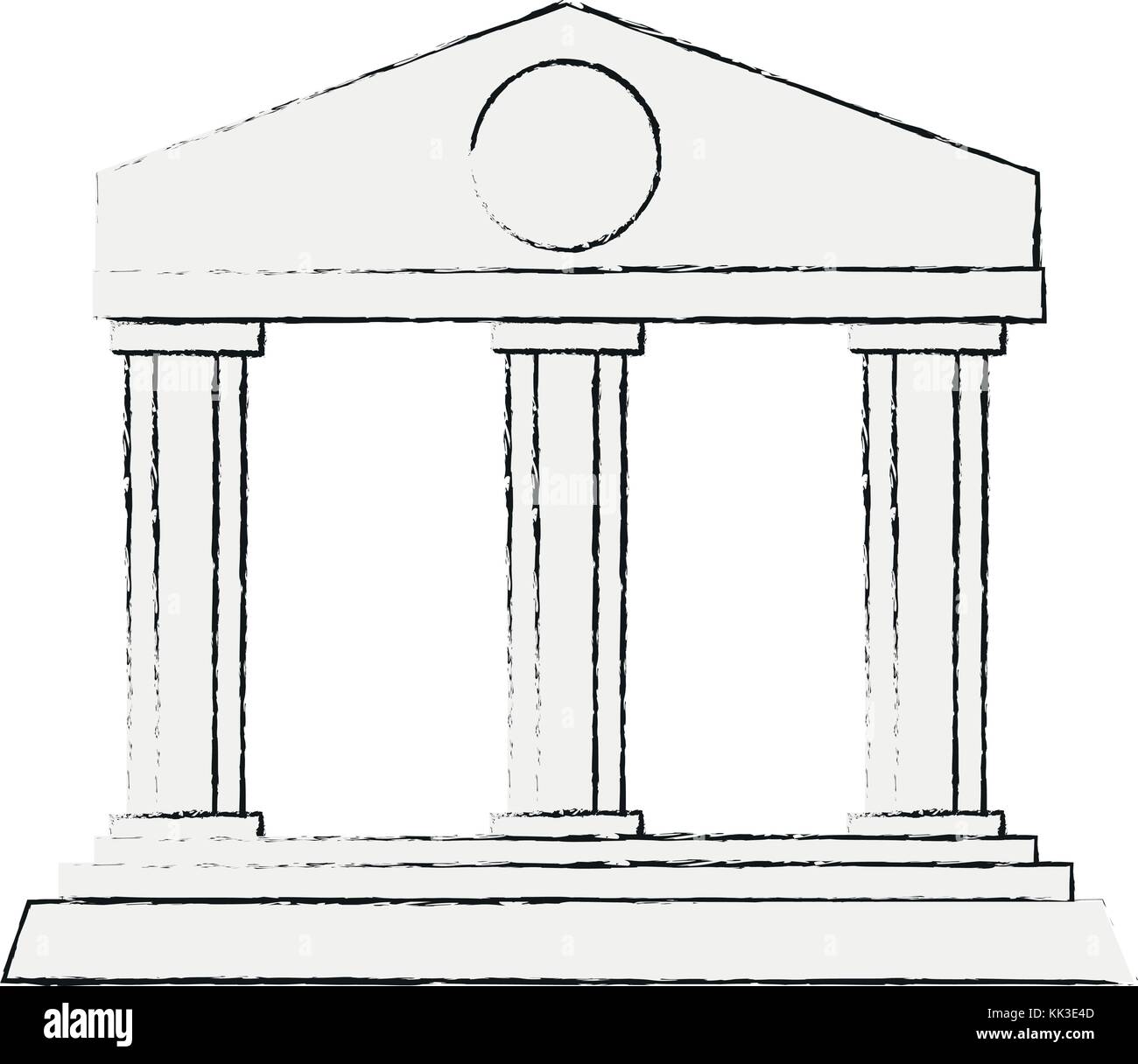 Bank building symbol Stock Vector Image & Art - Alamy
