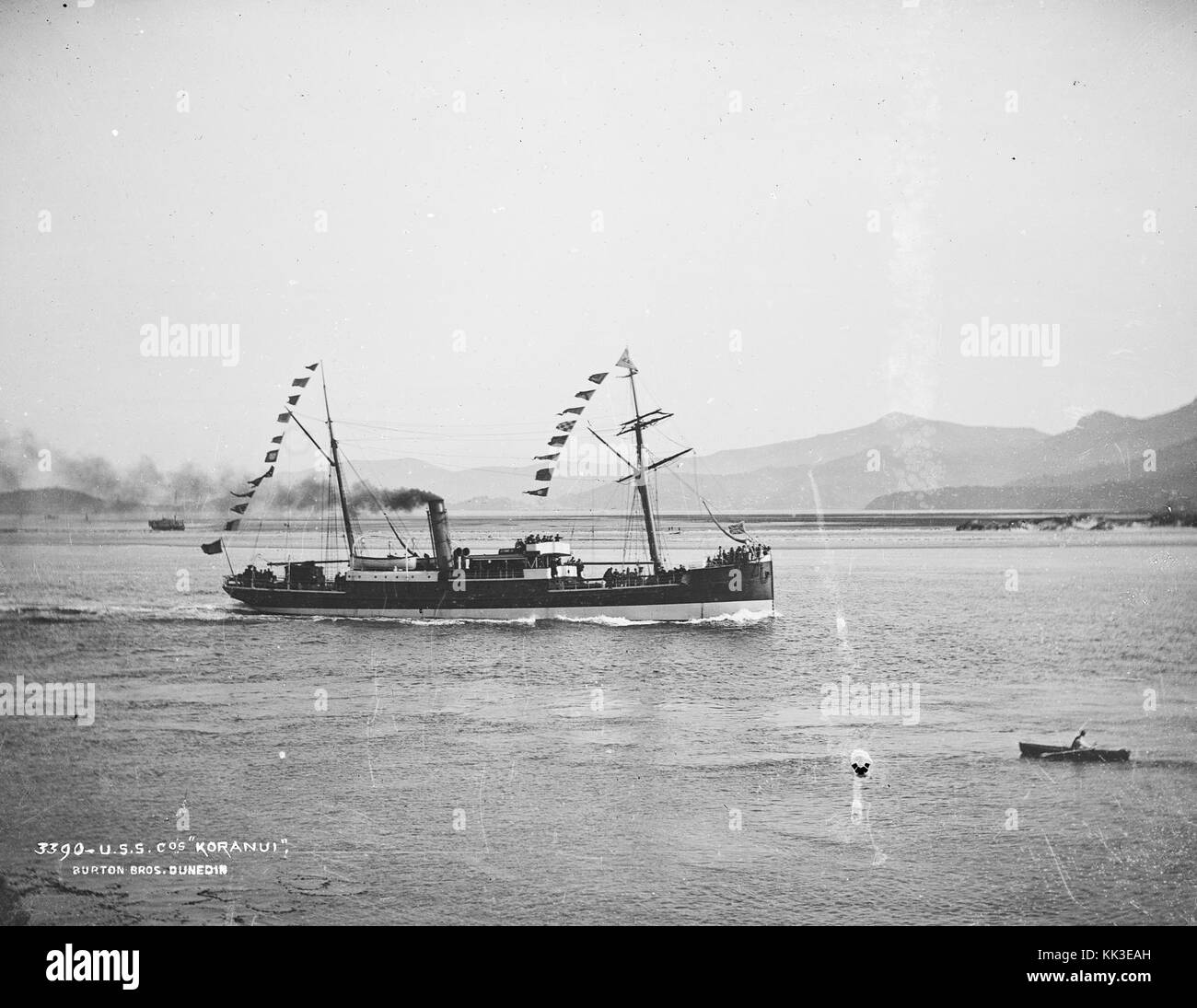 Union Steam Ship Company's Koranui (cropped Stock Photo - Alamy