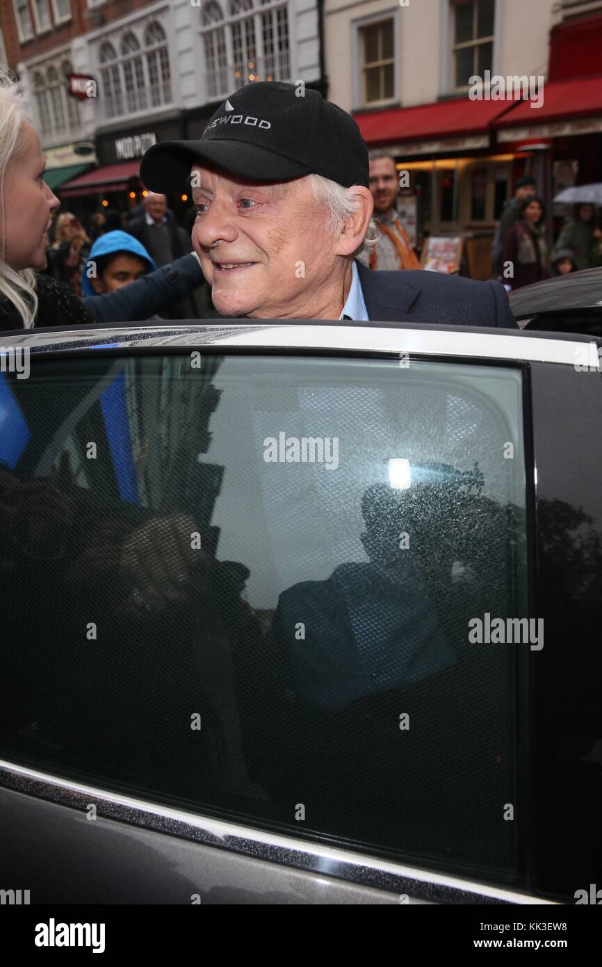 Sir David Jason seen at Capital radio with his wife Gill Hinchcliffe ...