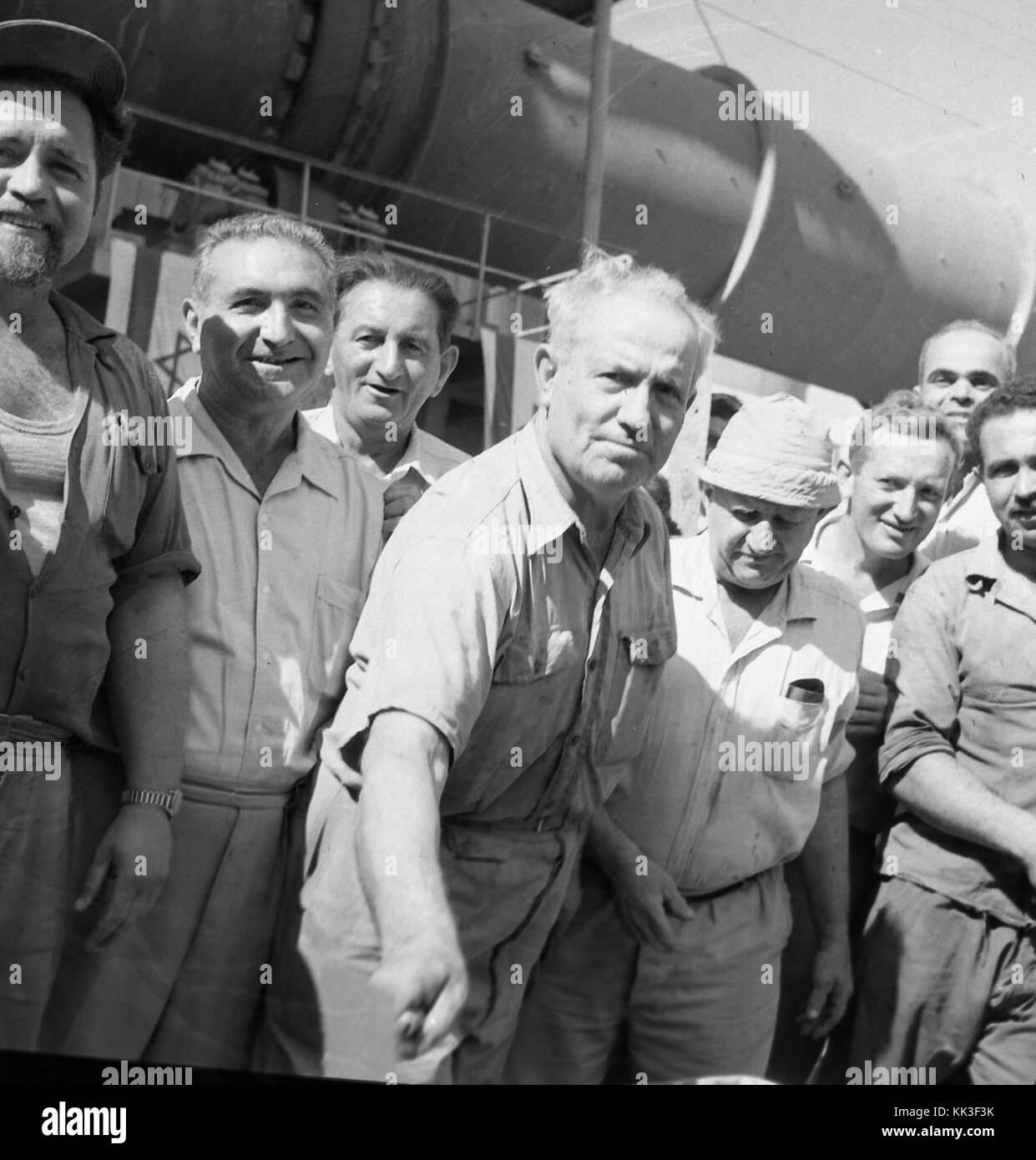 Cornerstone laying ceremony for the third furnace of Nesher cement ...