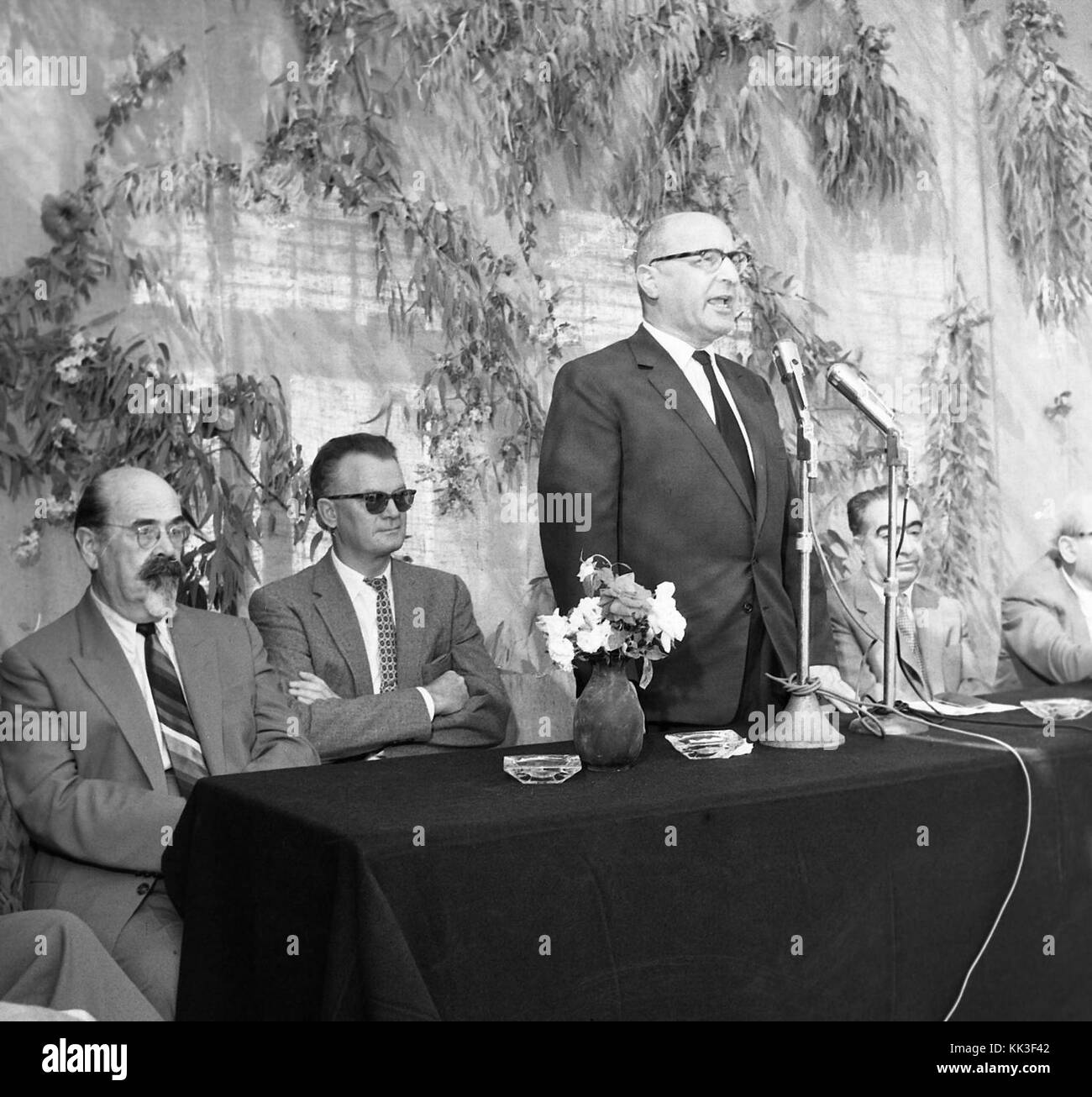 Cornerstone laying ceremony for the third furnace of Nesher cement ...