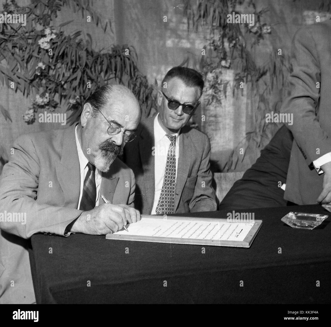 Cornerstone laying ceremony for the third furnace of Nesher cement ...