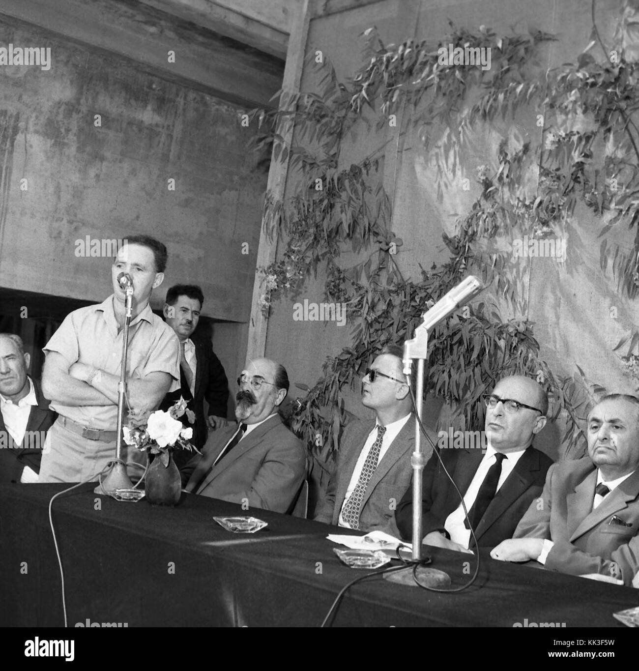 Cornerstone laying ceremony for the third furnace of Nesher cement ...