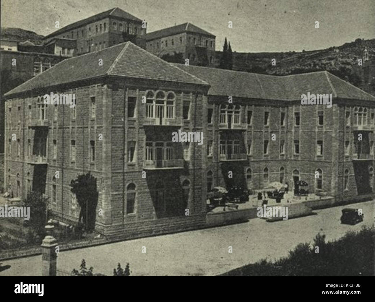 Grand Hotel of Zahle 1947 Stock Photo - Alamy
