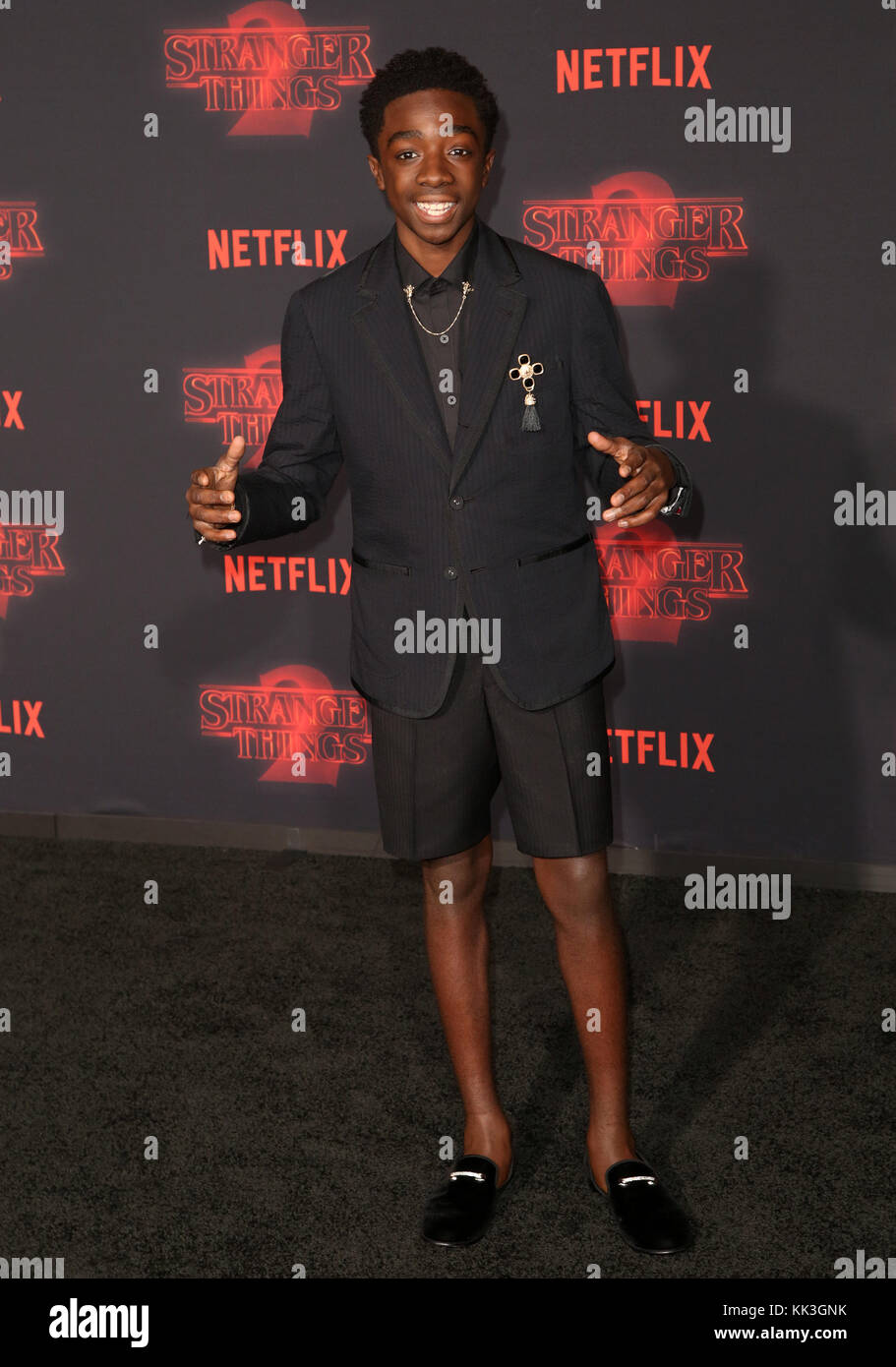 Celebrities attend Netflix's Stranger Things 2 Premiere at Westwood Village Theater. Featuring ...