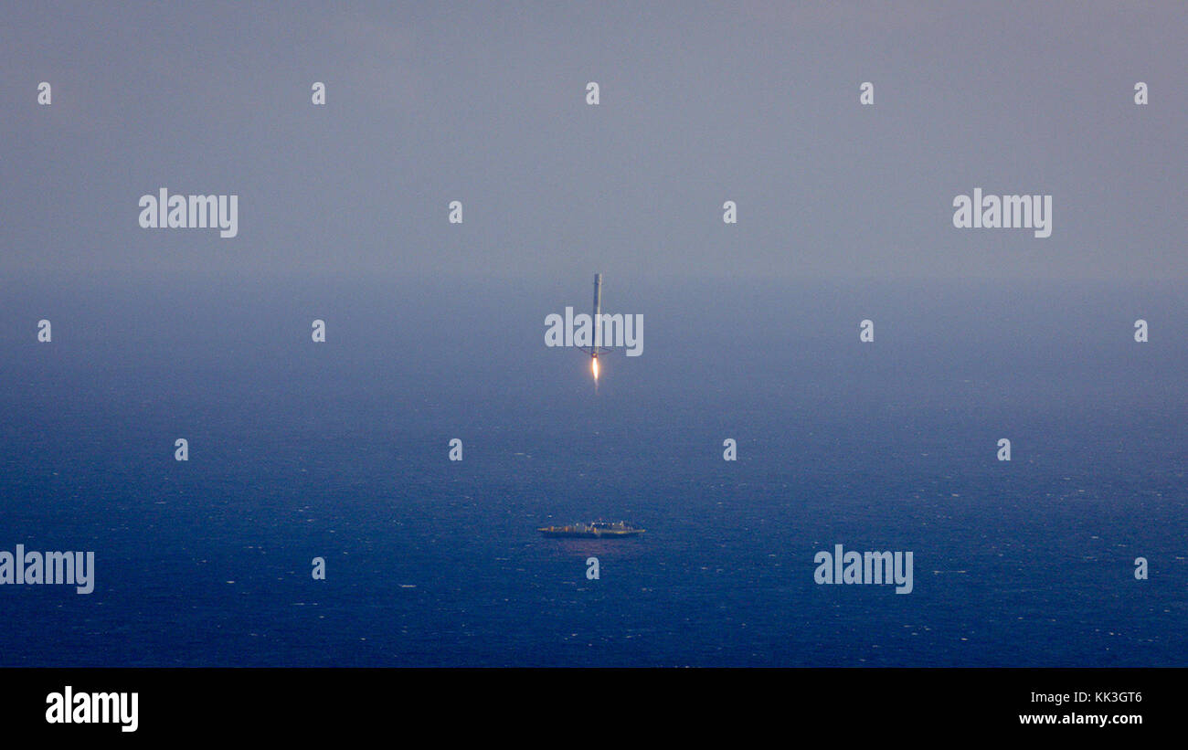 Falcon 9 first stage approaches Just Read the Instructions in the ...