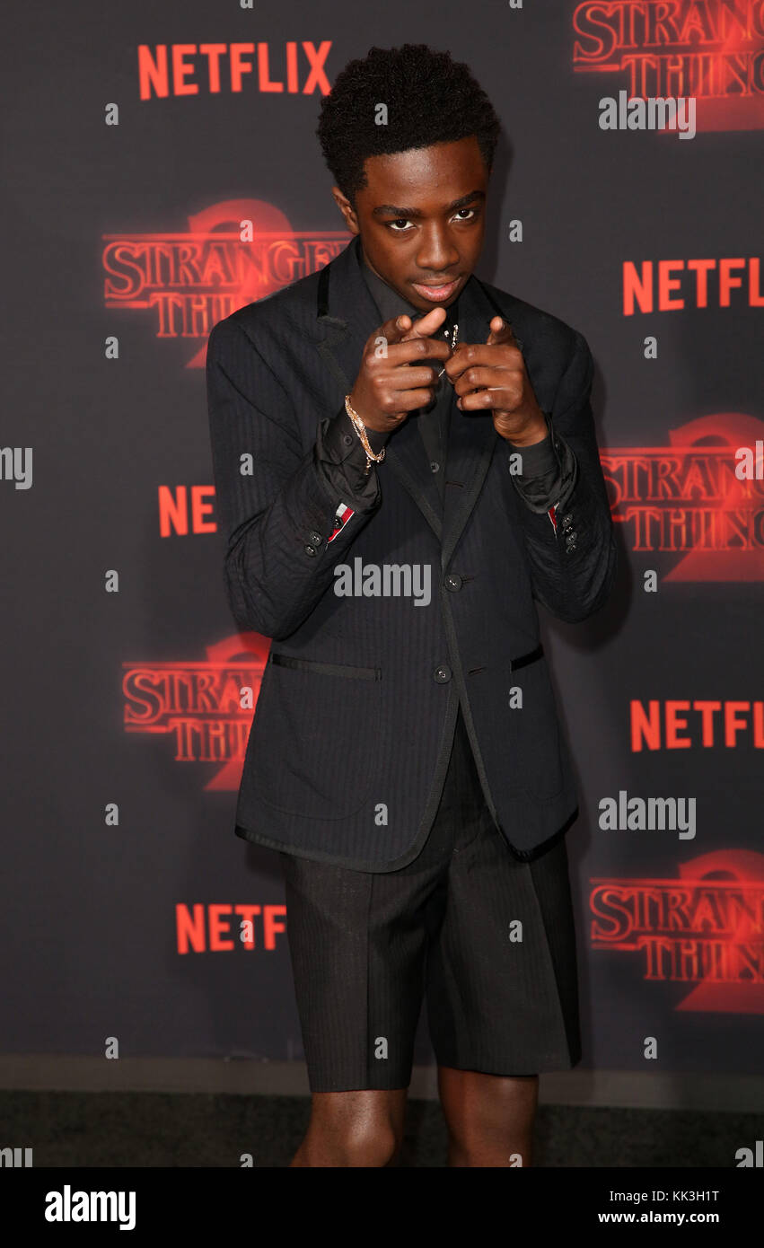 Celebrities attend Netflix's Stranger Things 2 Premiere at Westwood Village Theater. Featuring ...