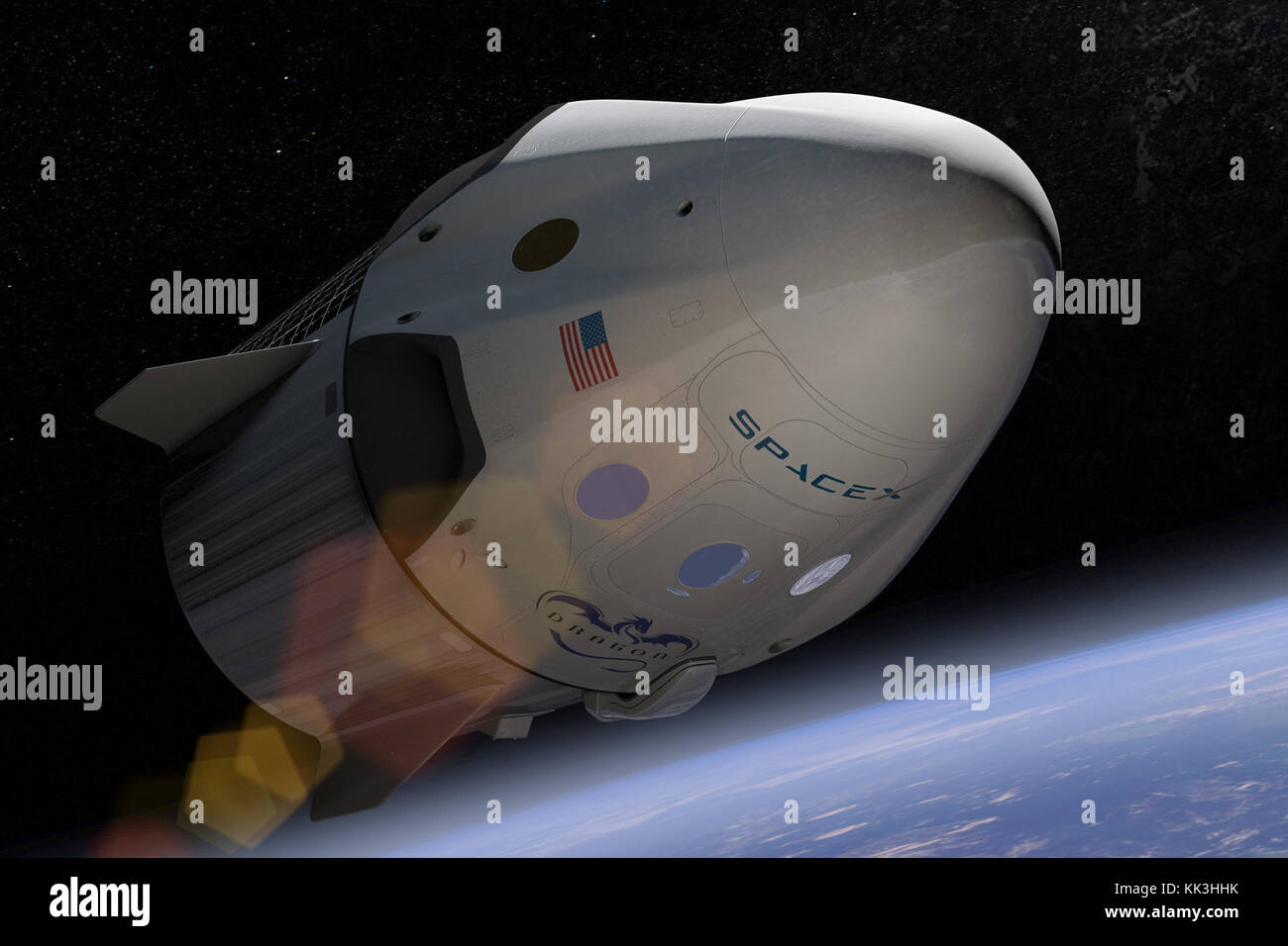 The SpaceX unveil event of Crew Dragon, the next generation spacecraft ...