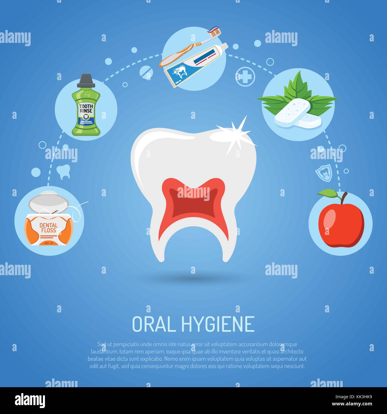 Oral Hygiene Concept Stock Vector Image & Art - Alamy