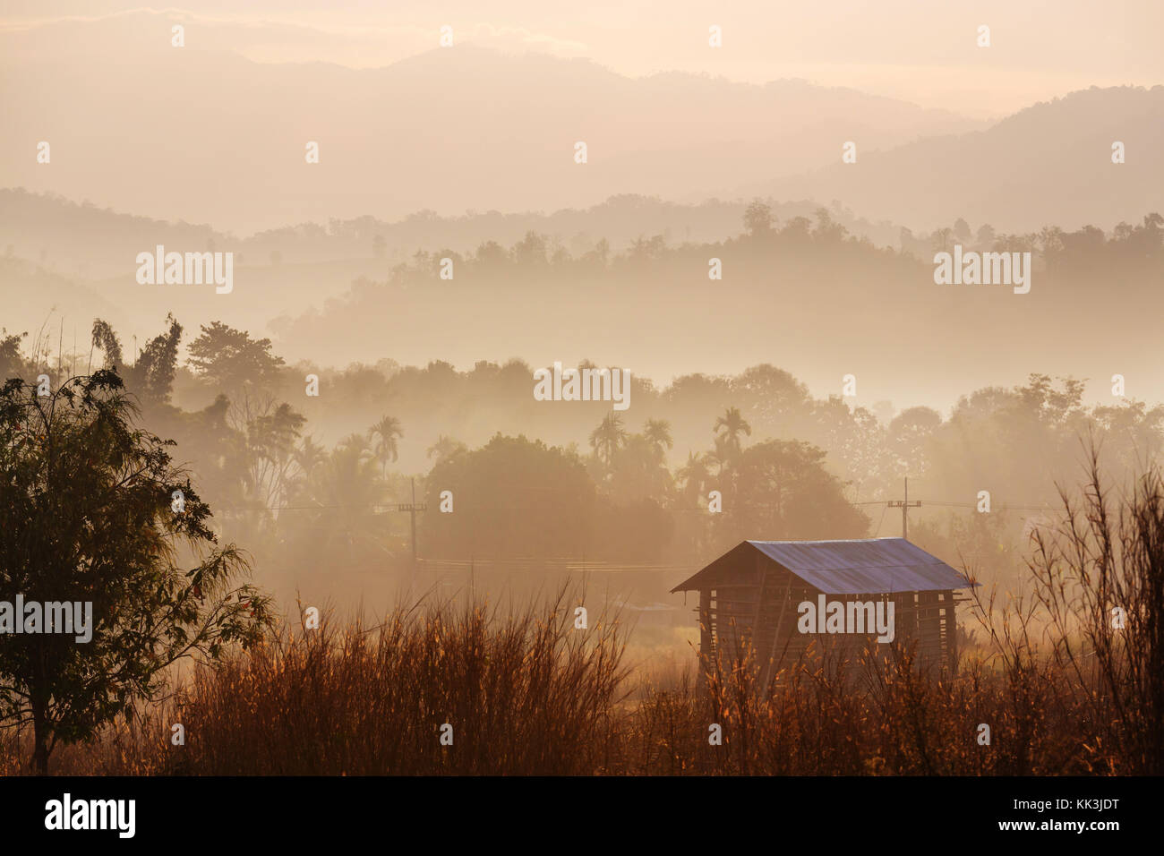 Rural landscapes in Northern Thailand Stock Photo - Alamy