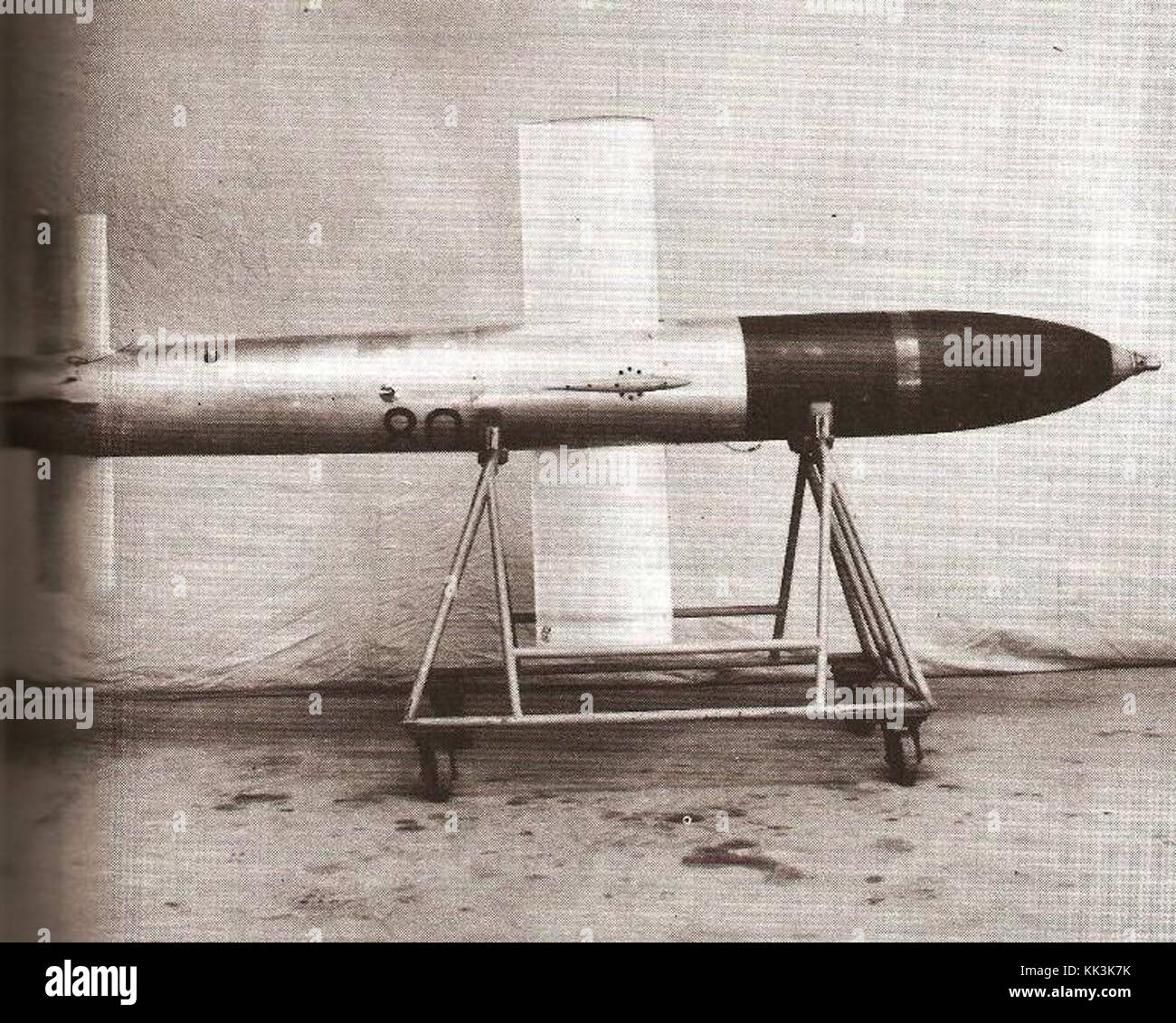 Luz missiles with Solid rocket propellants (1959 Stock Photo - Alamy