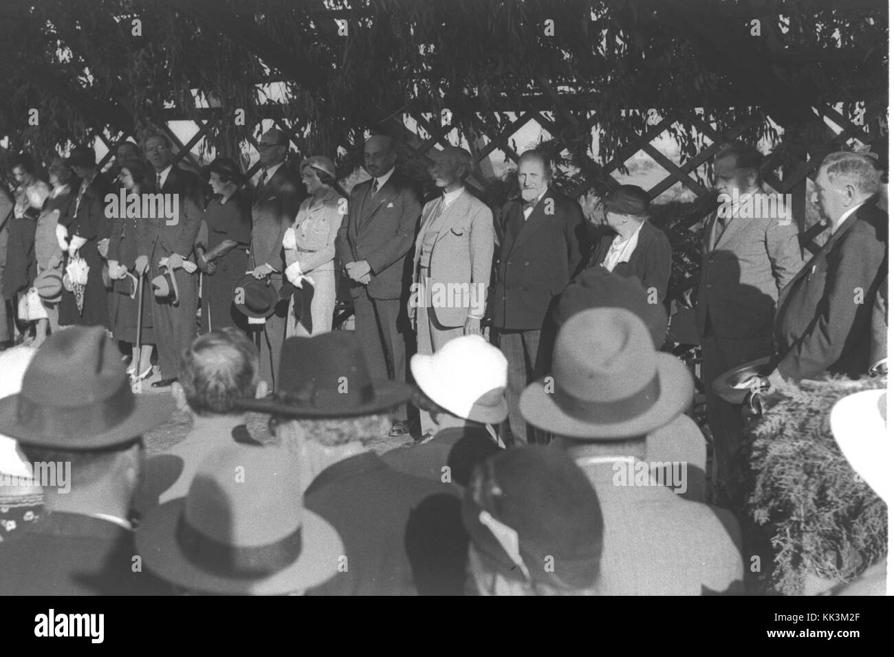FOUNDATIONS STONE FOR THE DANIEL SIEFF RESEARCH INSTITUTE IN REHOVOT. L ...