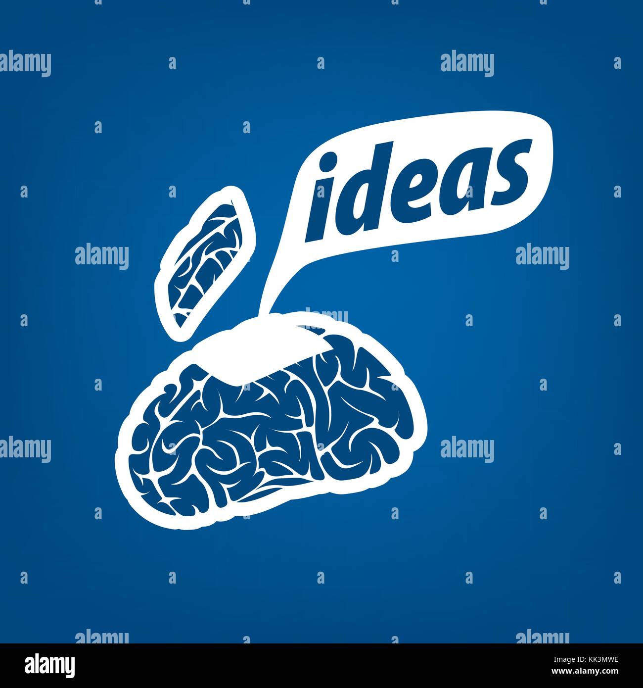 Vector brain logo Stock Vector Image & Art - Alamy