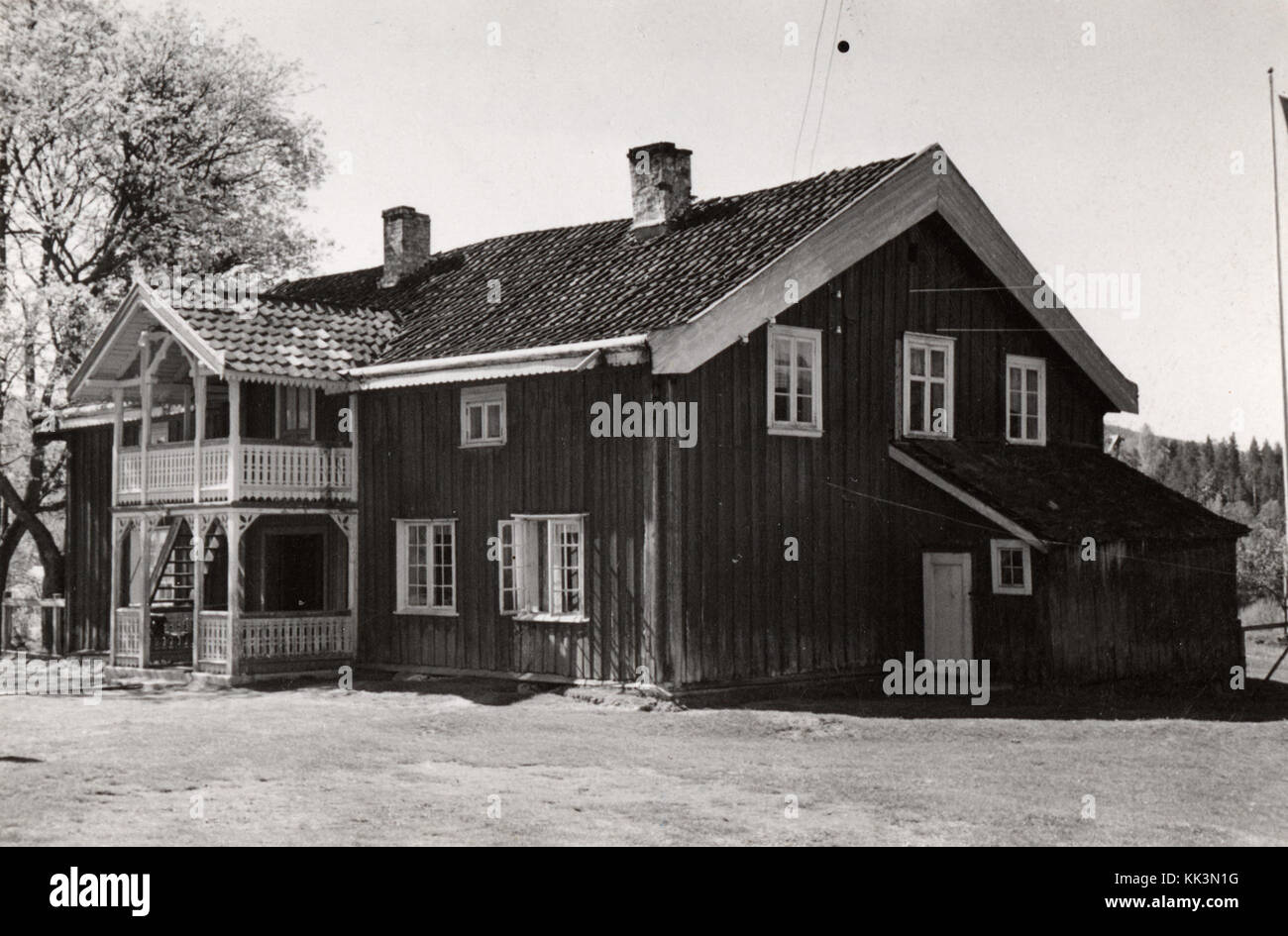 Olberg, Buskerud Riksantikvaren T061 01 0014 Stock Photo - Alamy