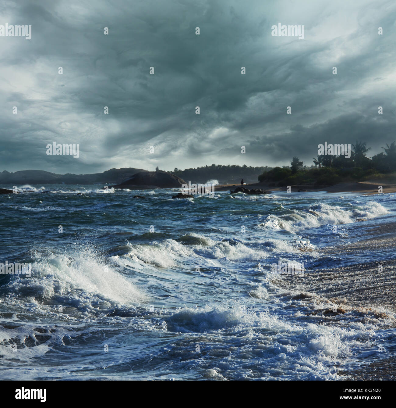 storm on ocean Stock Photo - Alamy