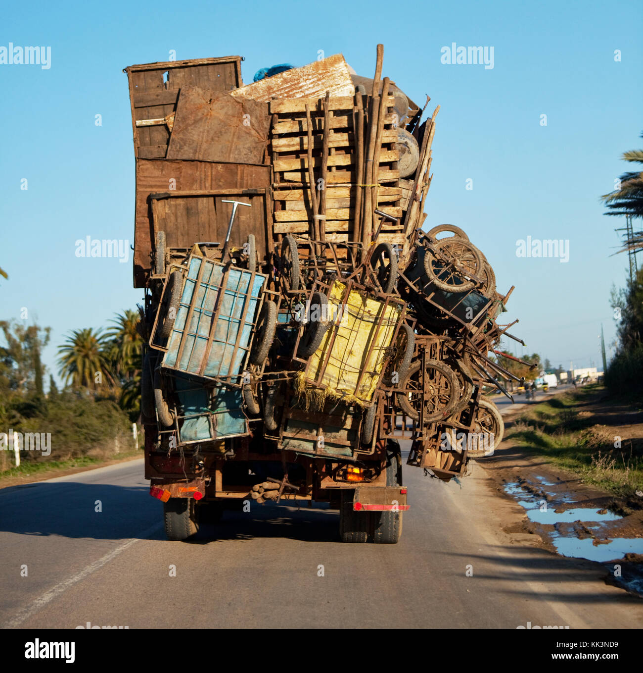 Truck in Africa Stock Photo - Alamy