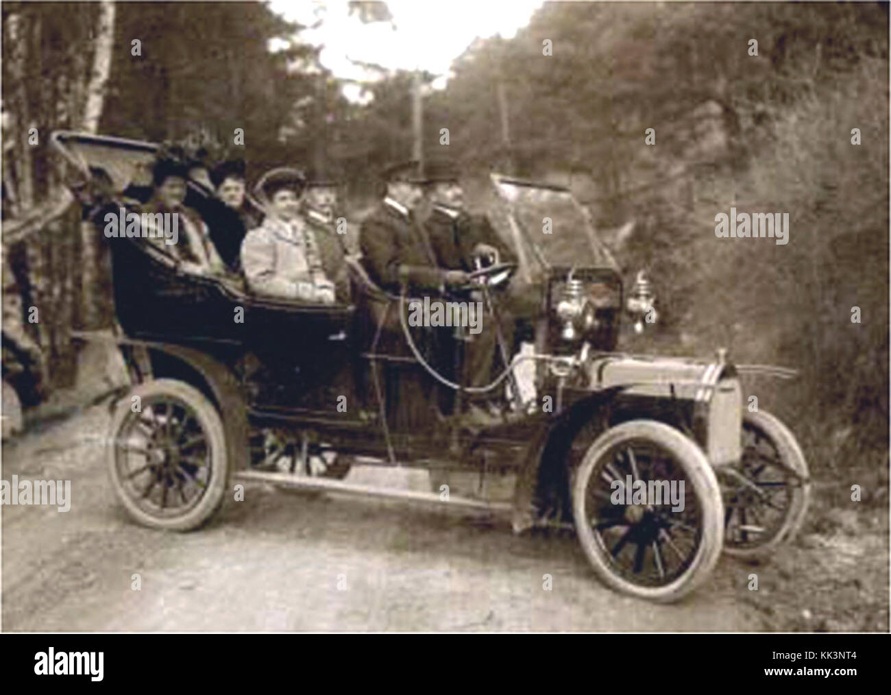 UNIC bus in Norway 1908 Stock Photo - Alamy