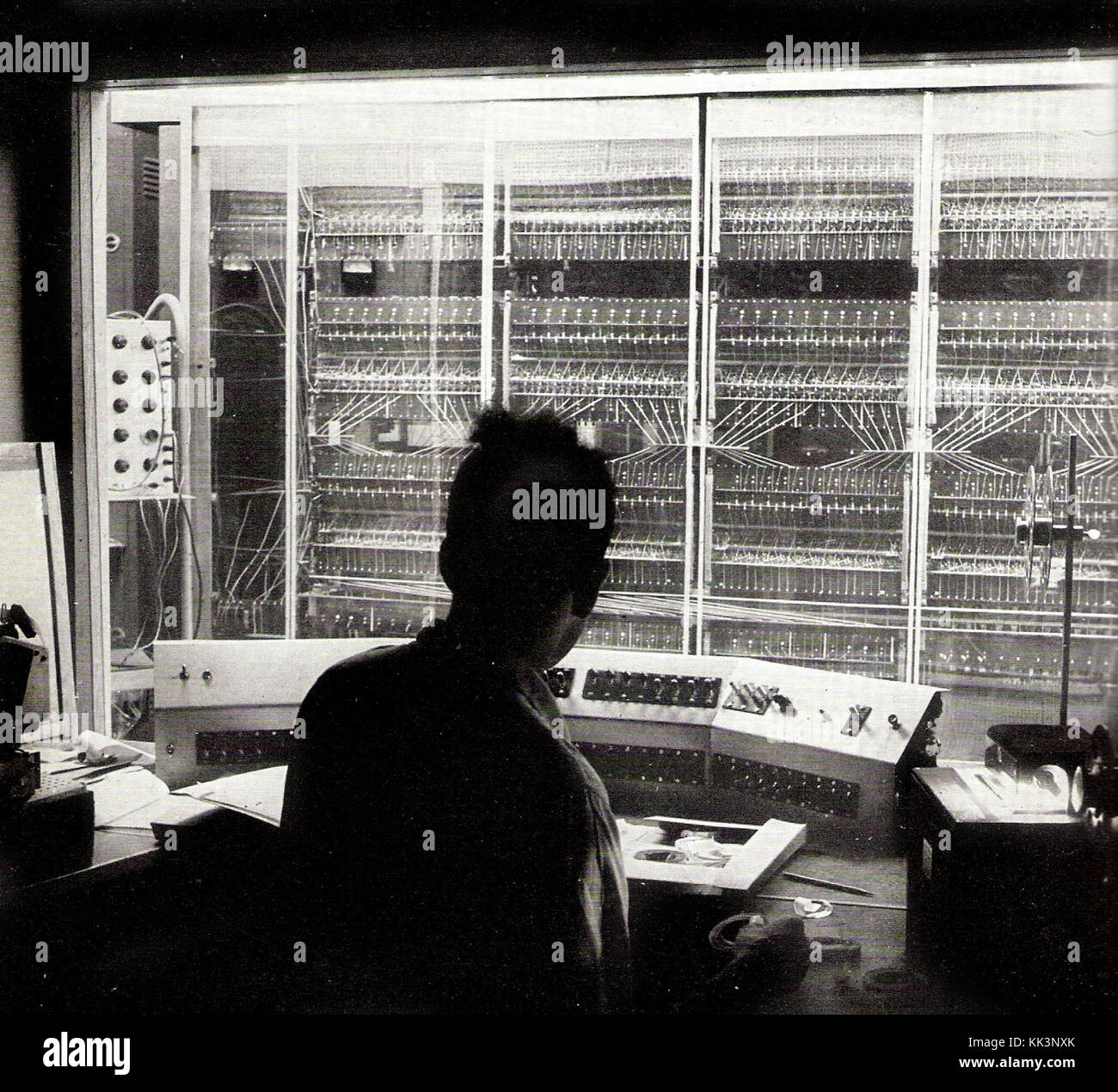 Weizmann Automatic Calculator Stock Photo - Alamy