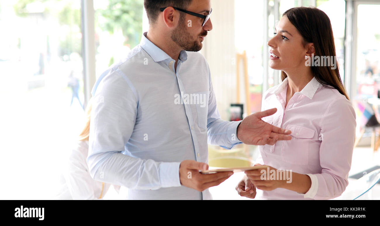 Woman two people meeting work hi-res stock photography and images - Alamy