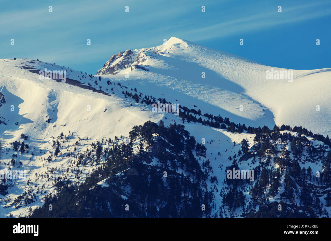 Olympus mountains in April, Greece Stock Photo - Alamy